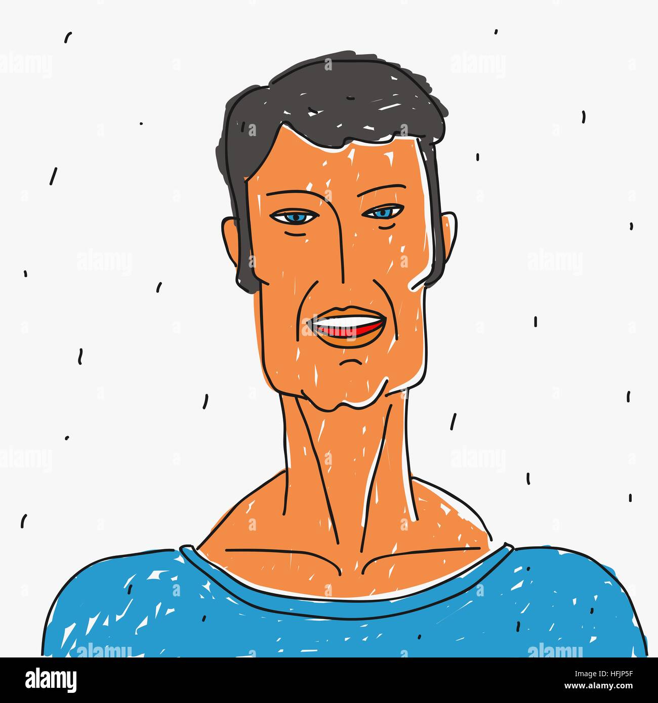 The doodle man hi-res stock photography and images - Alamy