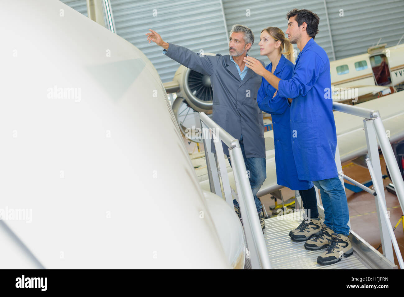 aerospace technician at work Stock Photo - Alamy