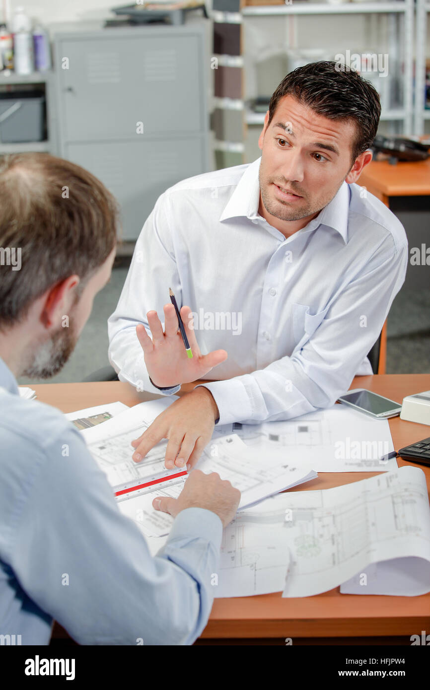 Architect client desk hi-res stock photography and images - Alamy