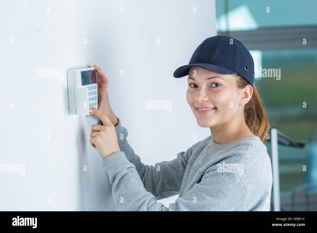 pressing the code combination Stock Photo - Alamy