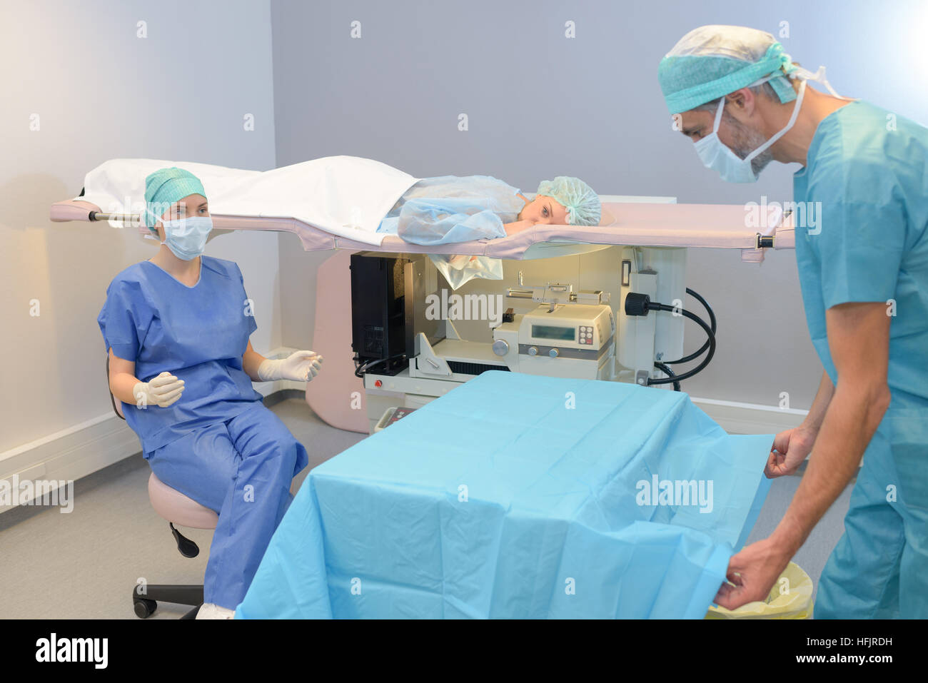 Prepping for an operation hi-res stock photography and images - Alamy