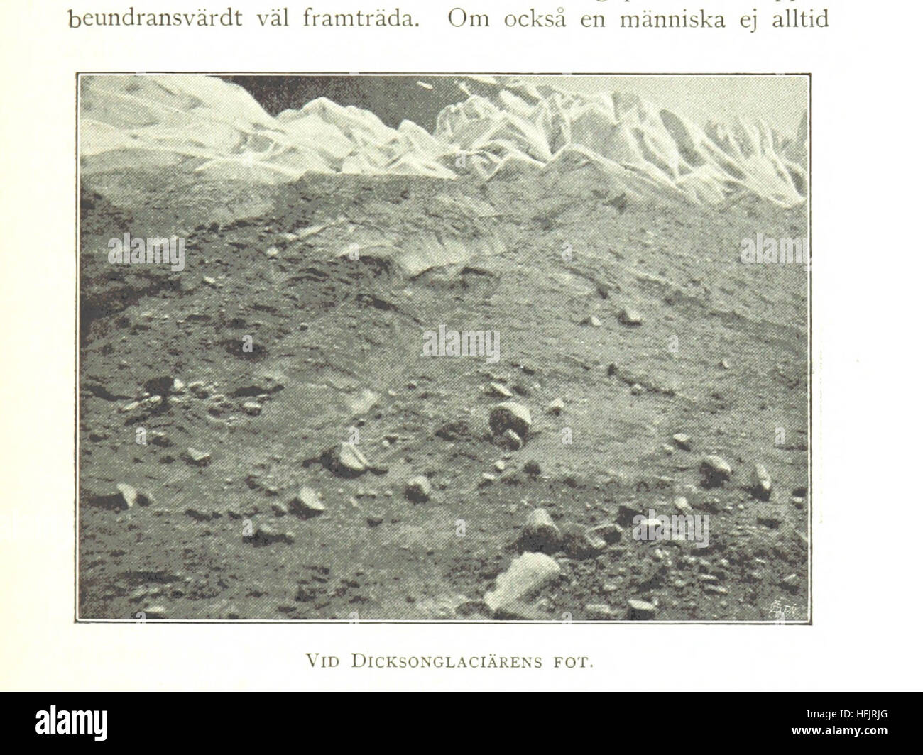 This image shows a depiction from 'Fra,n Eldslandet', detailing the ...