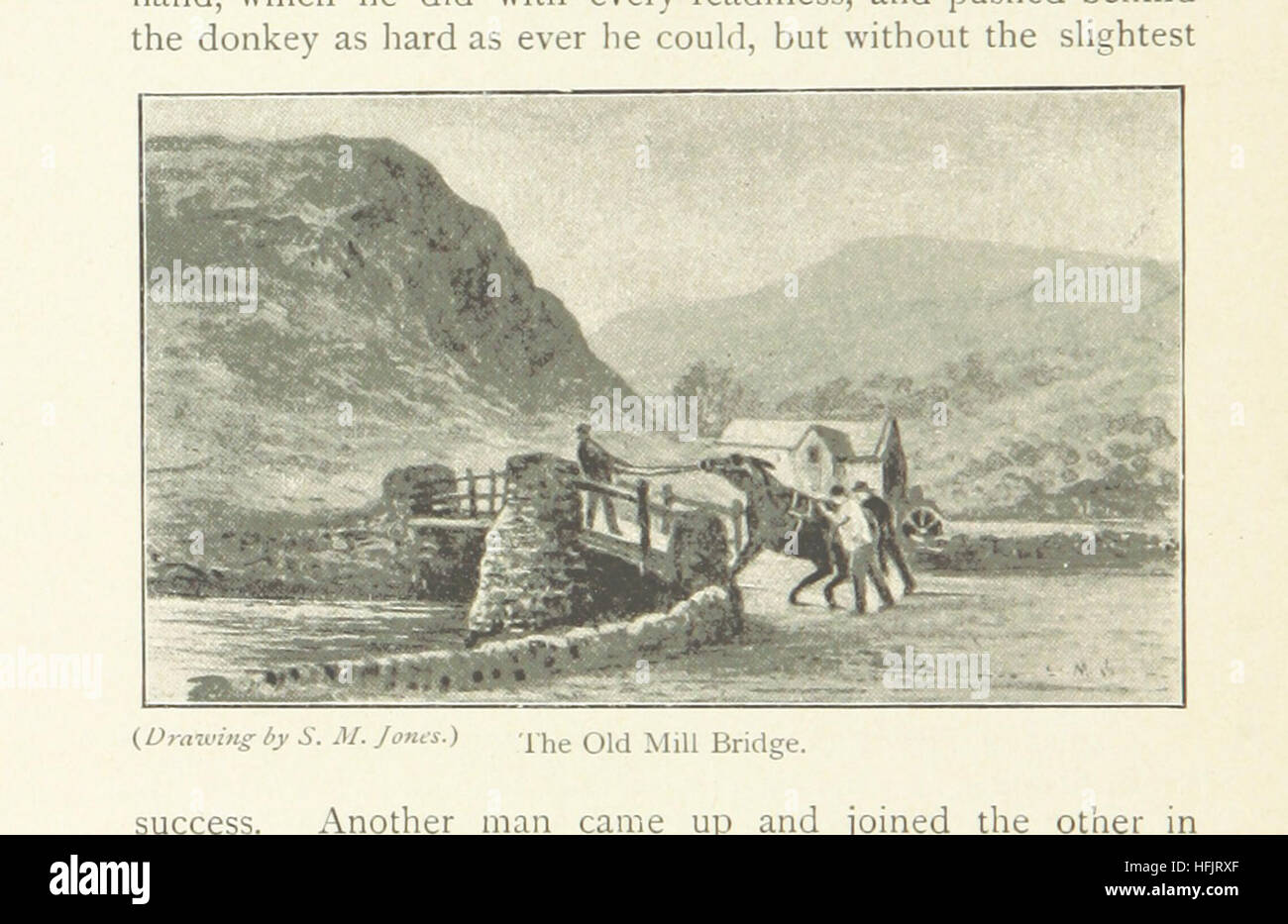 This image from 'Bedd Gelert' depicts a scene related to Welsh ...