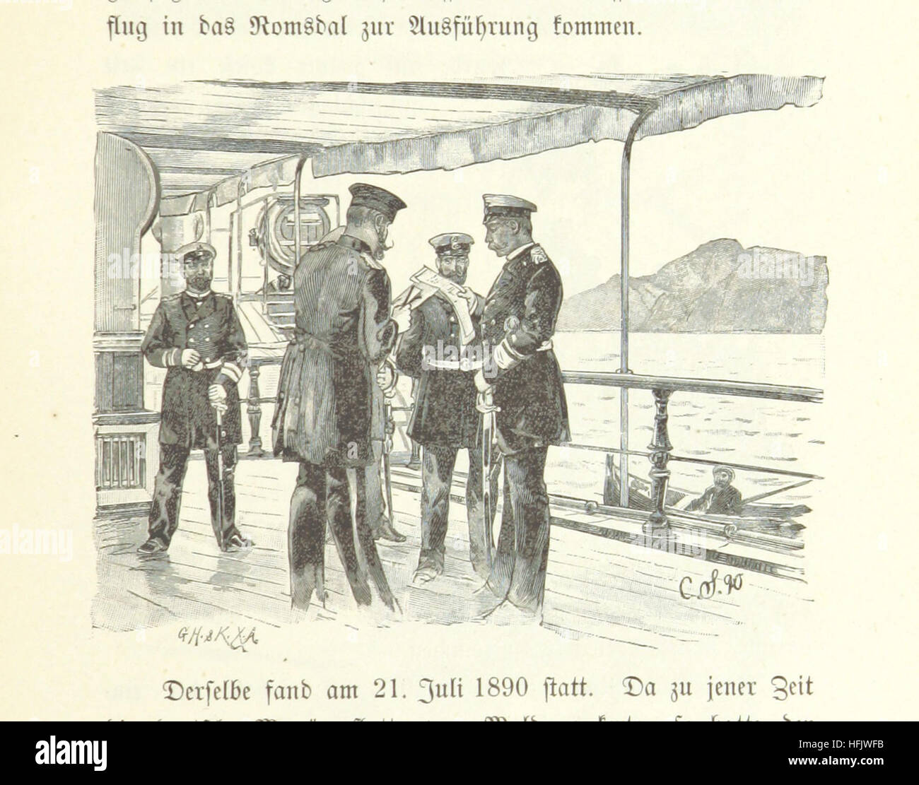 A historical account of Kaiser Wilhelm II's travels to Norway in 1889 ...