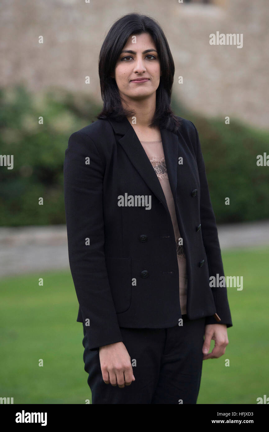 Saba Nasim at the Tower of London, as she has been awarded a BEM for ...