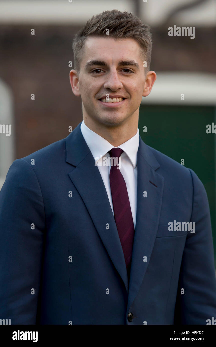 Max Whitlock at the Tower of London, as he has been awarded an MBE for ...