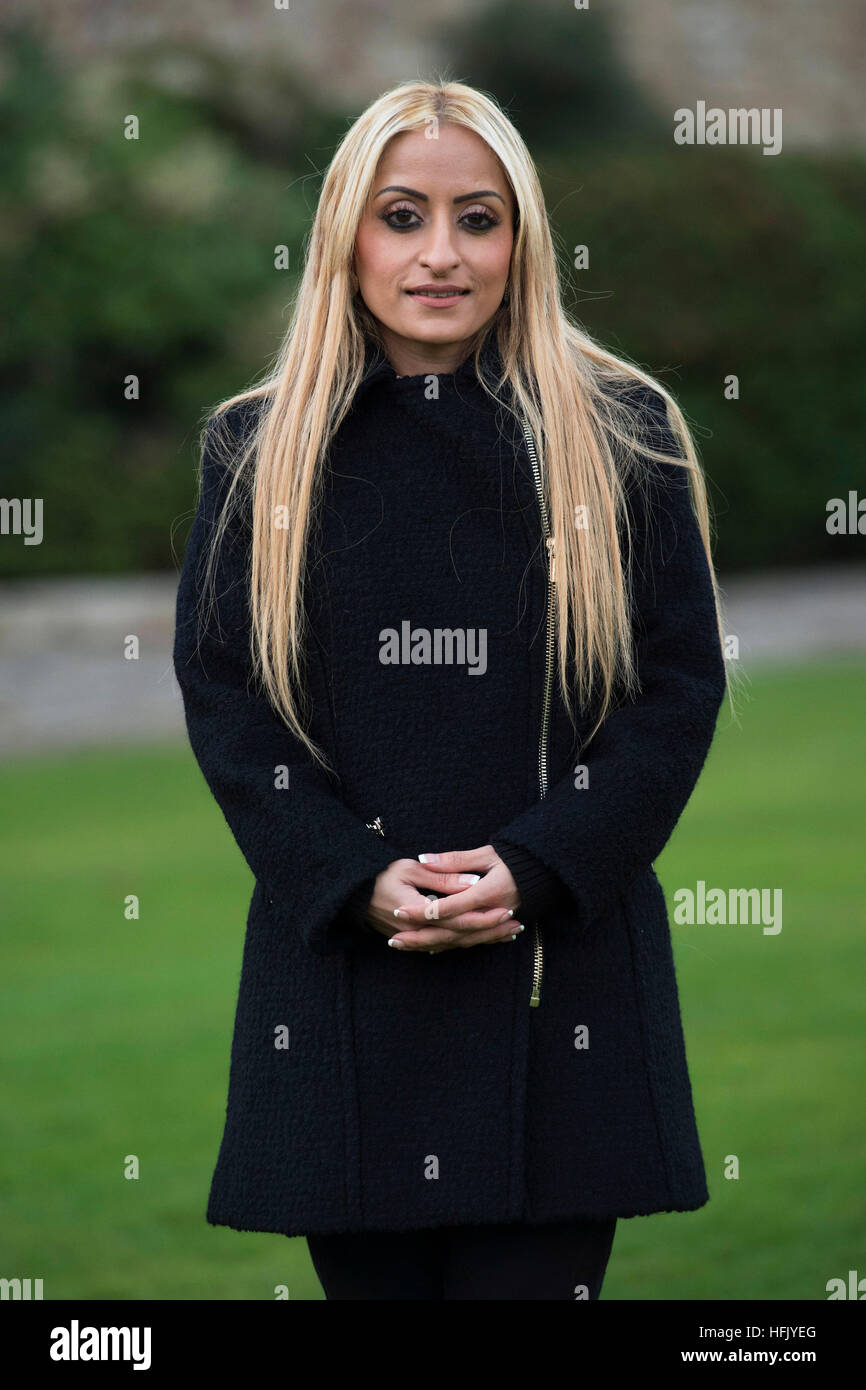 Manisha Tailor at the Tower of London, as she has been awarded an MBE ...
