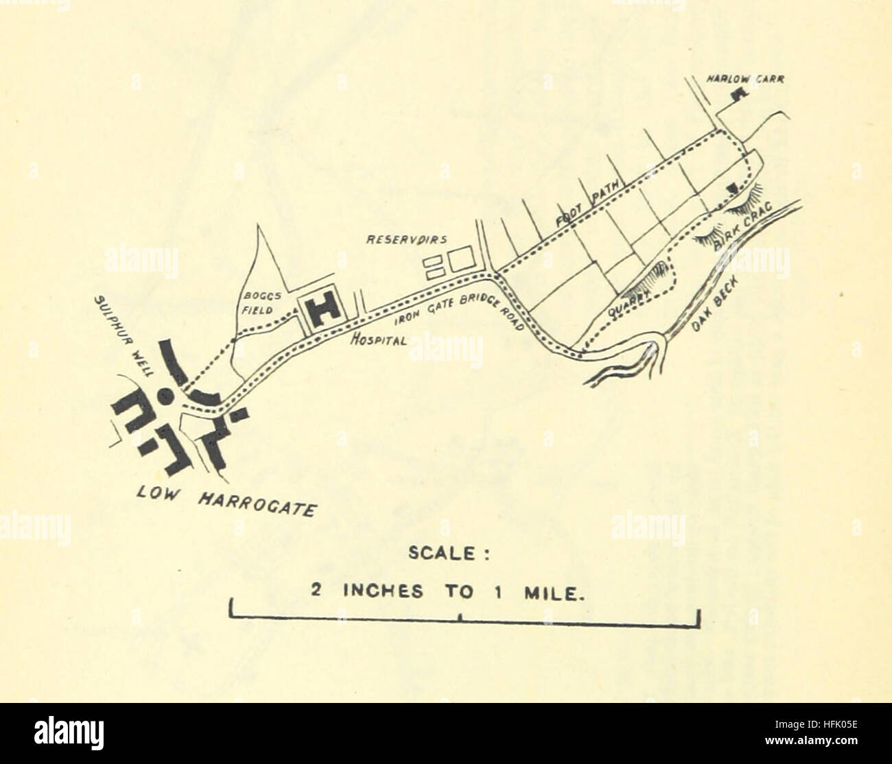 An illustrated guide to Harrogate and its district, featuring walks ...