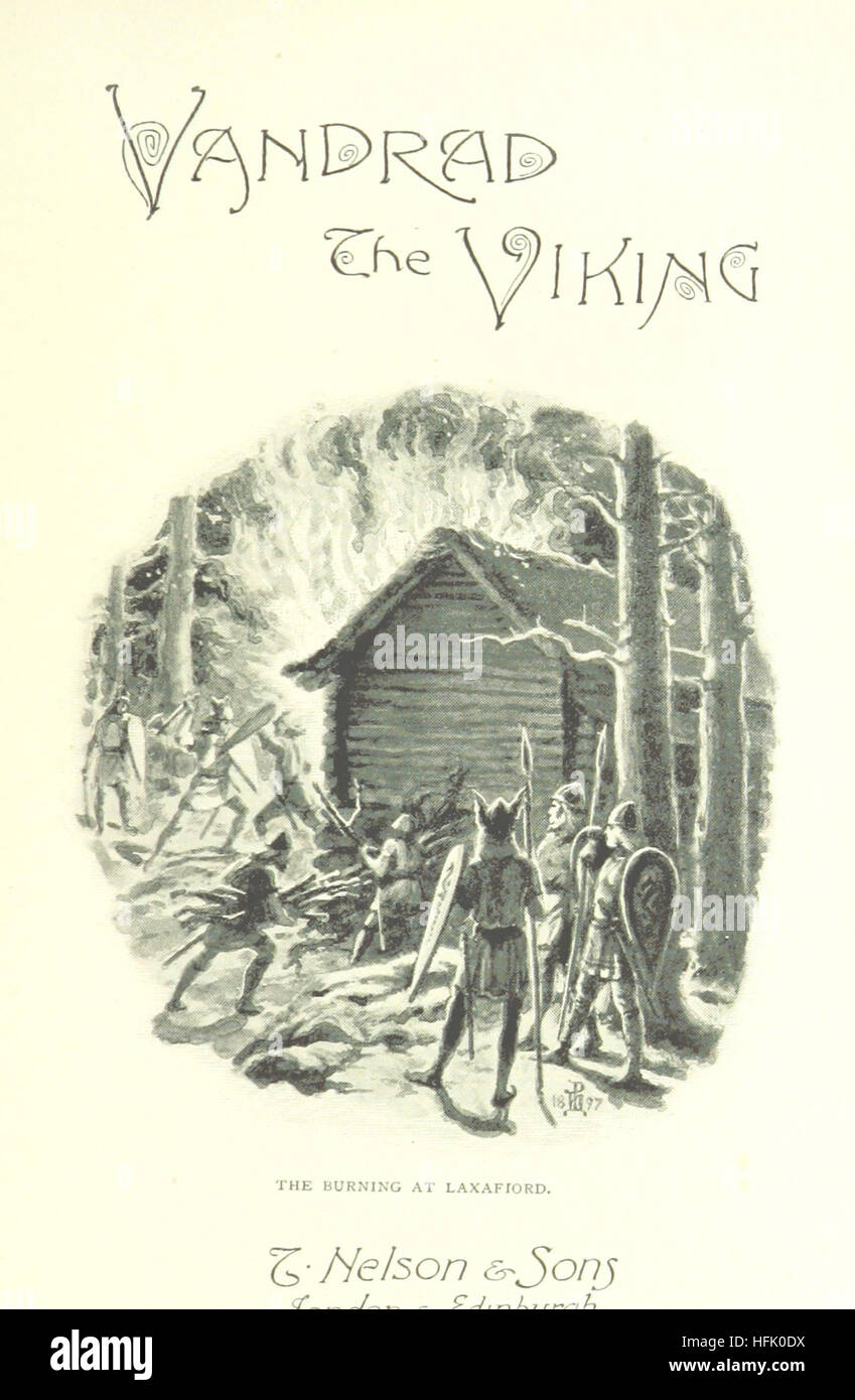 An image from 'Vandrad the Viking,' illustrating the legendary tale of ...