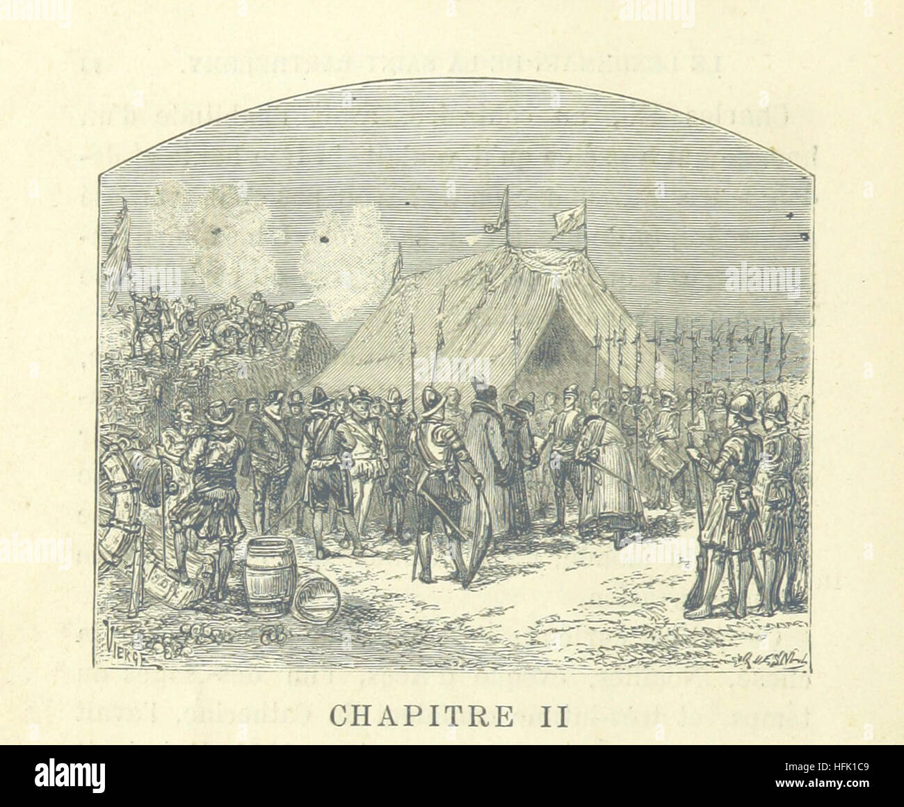 An image from the second edition of 'Histoire de France', presenting ...