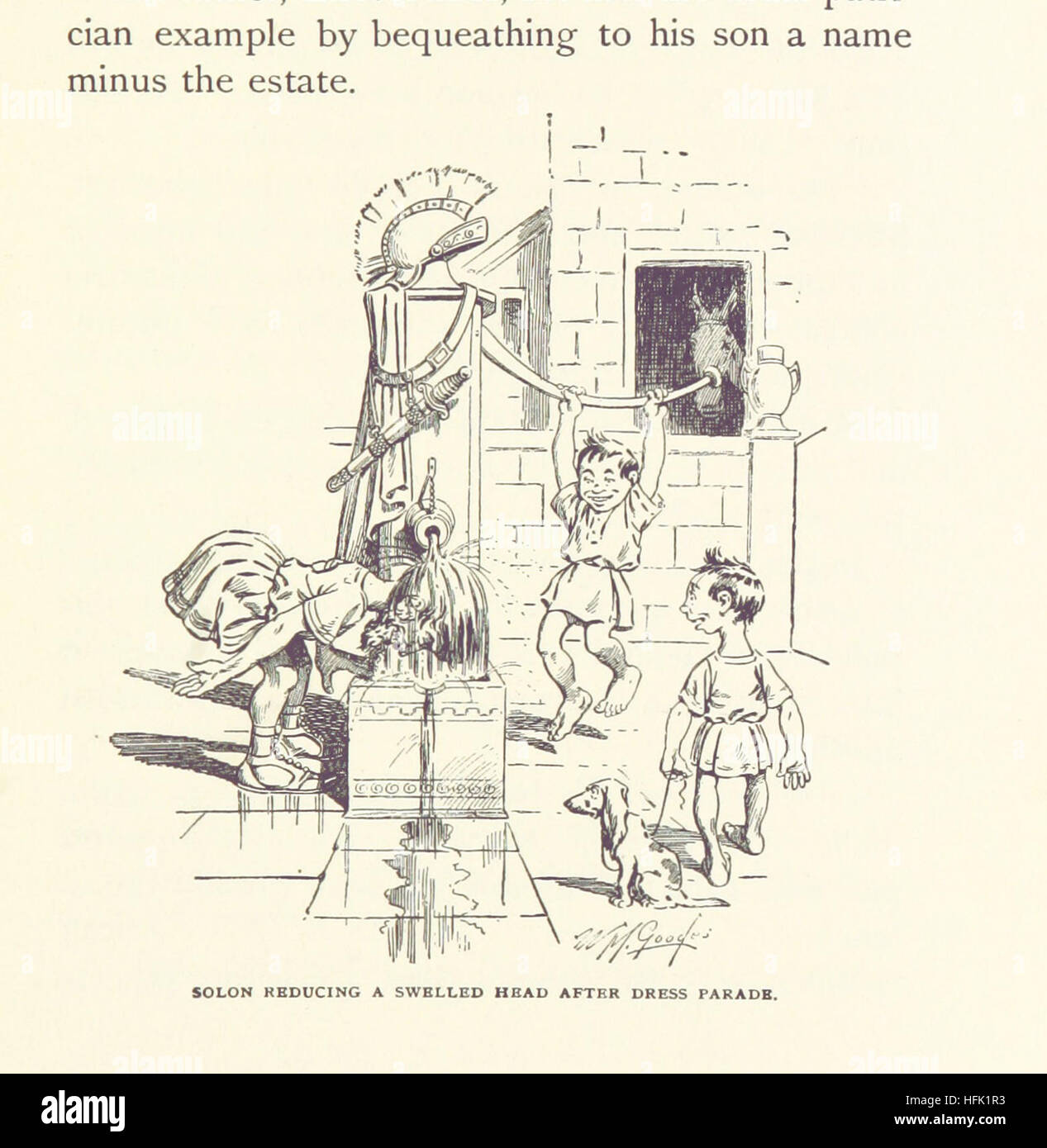 This image from page 241 of 'Comic History of Greece' illustrates key ...