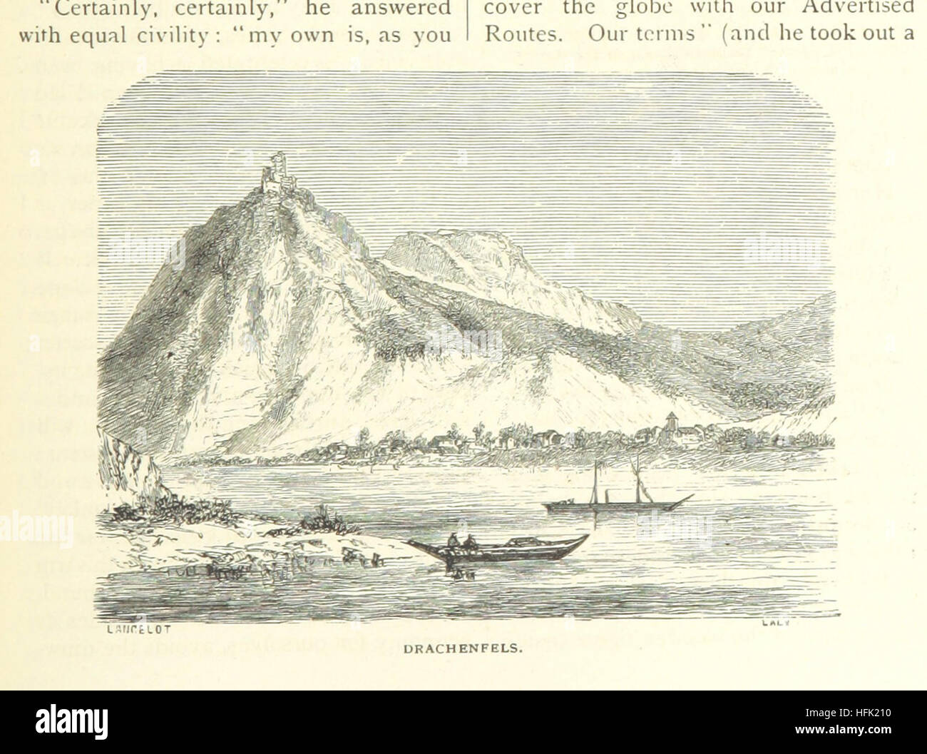 A page from 'The New Hyperion,' detailing the journey from Paris to ...
