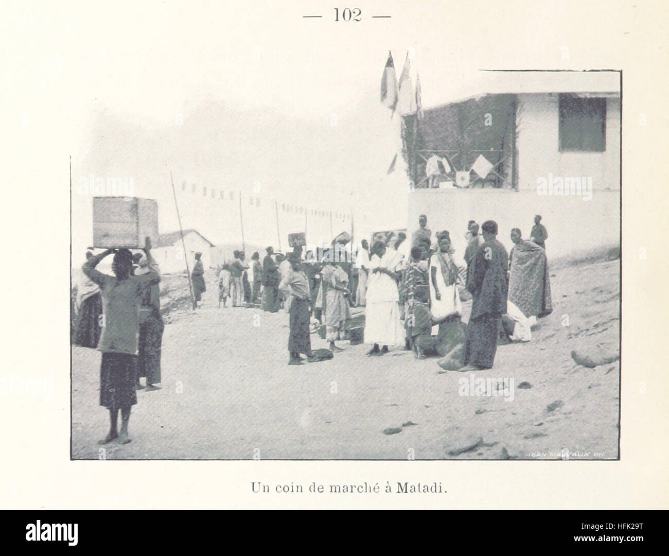 A photograph from the book 'Heures africaines. L'Atlantique-Le Congo ...