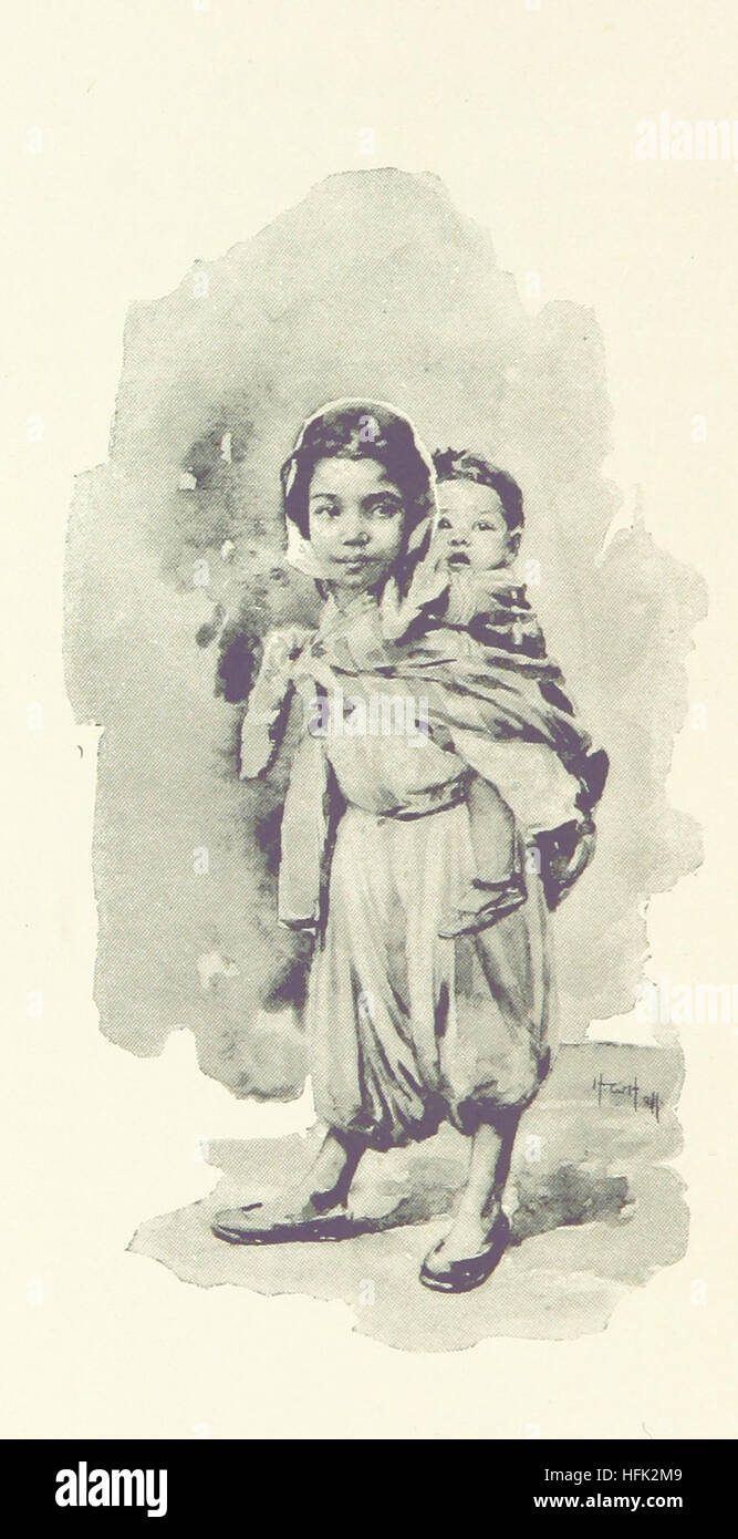 An illustration from 'In Western Levant', showcasing the landscapes and ...