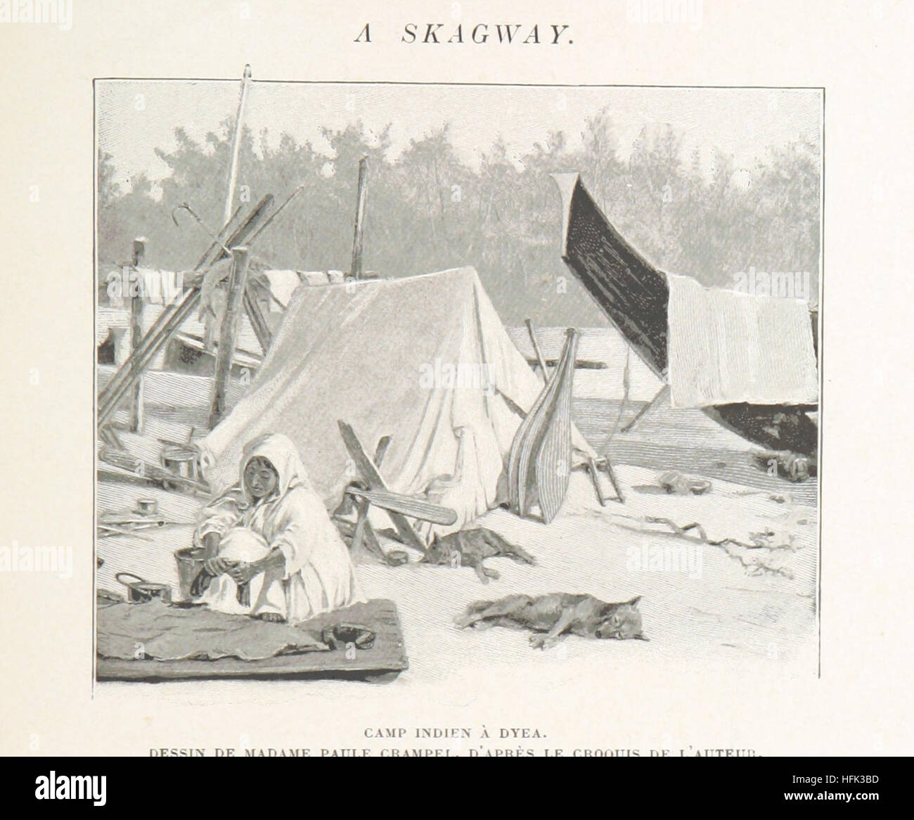 This image from page 247 of 'Aux mines d'or du Klondike' shows the gold ...