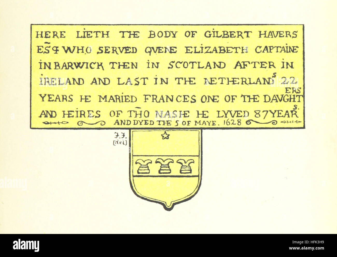 This image depicts a detailed description of the coats of arms found on ...