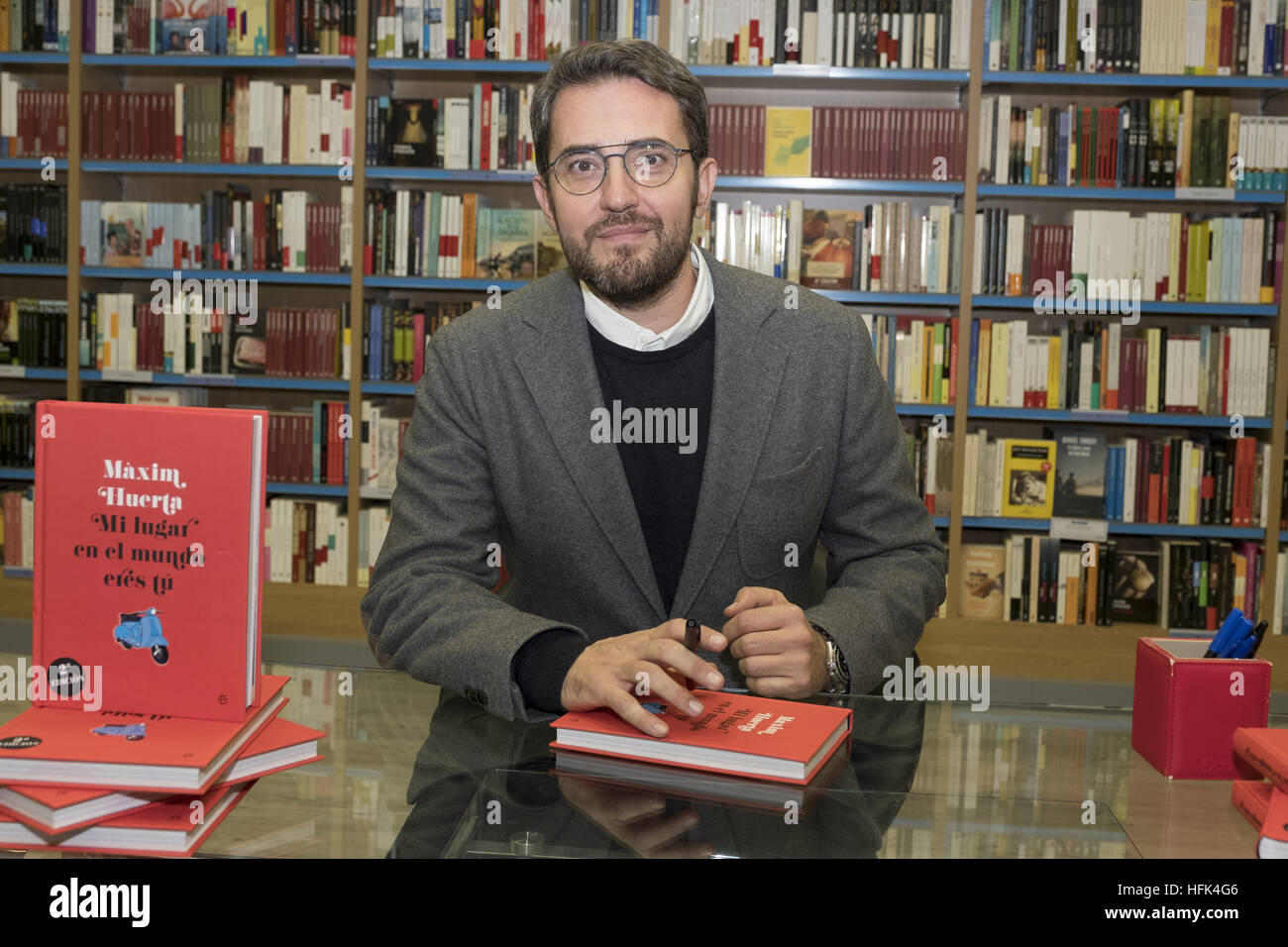 Writer, Maxim Huerta signs copies of his latest book, 'My Place in the ...