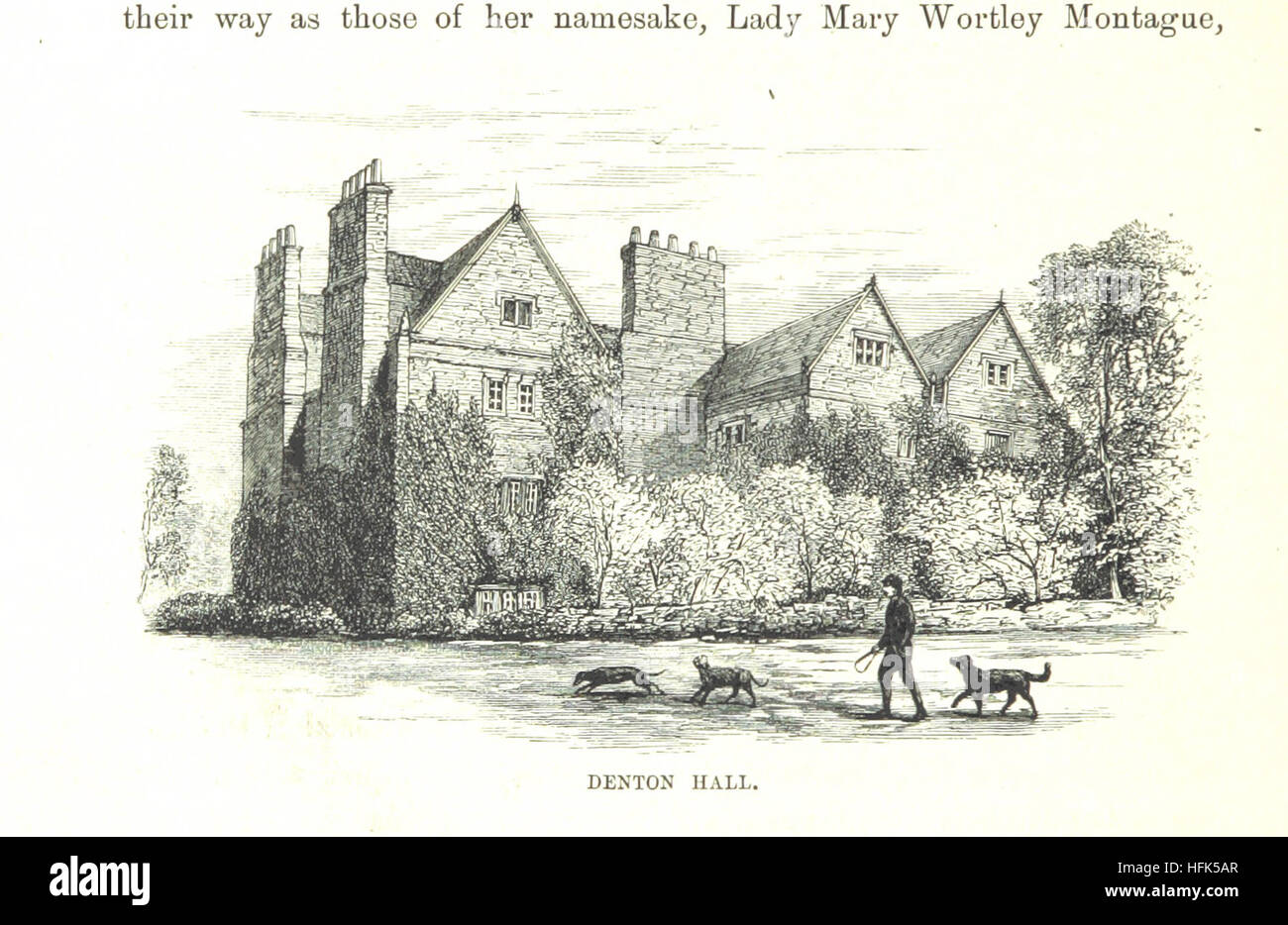 An illustration from 'The Tyne and its Tributaries', describing the ...