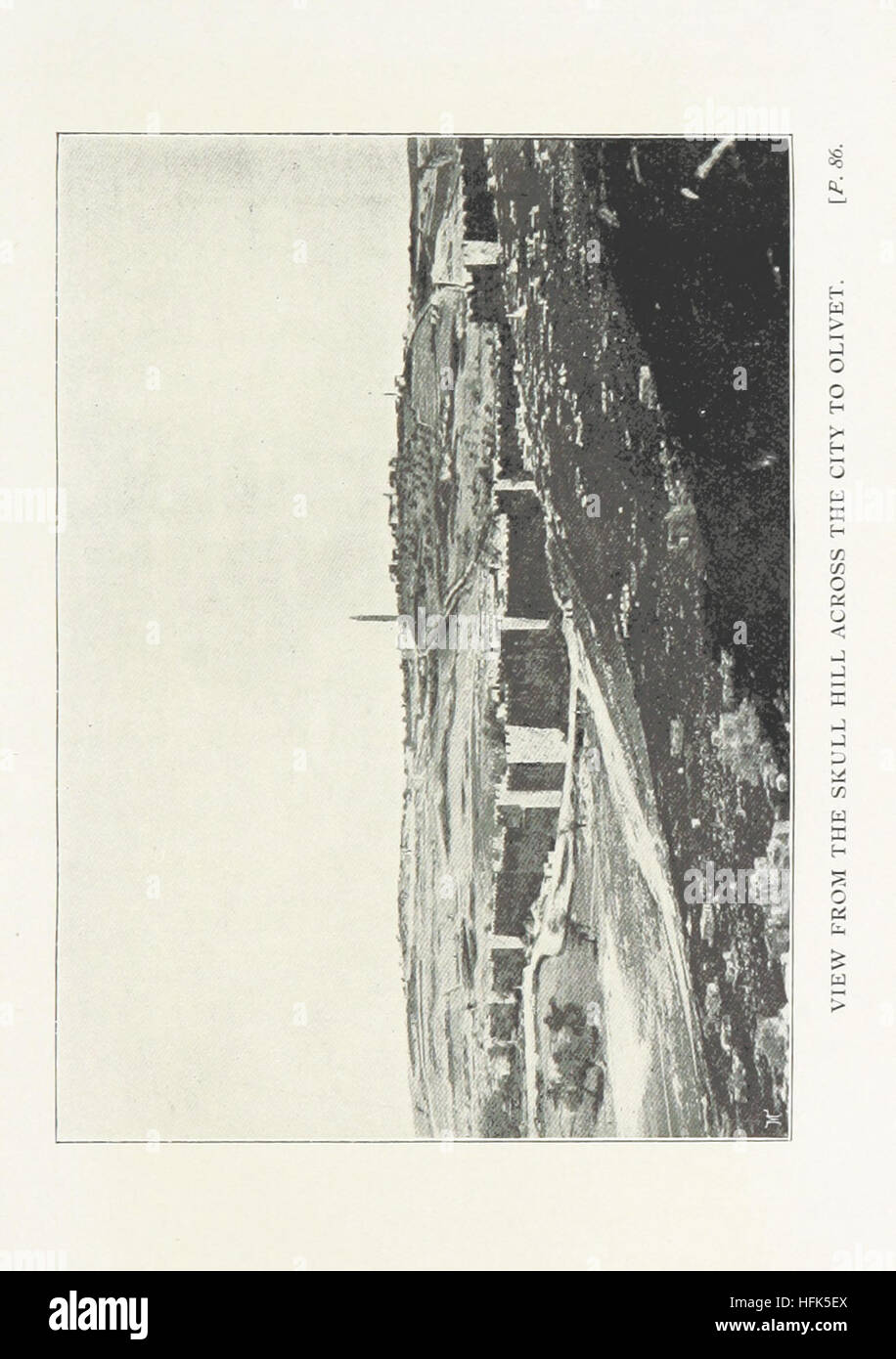 An illustration from 'A Modern Pilgrim in Jerusalem', showing scenes ...