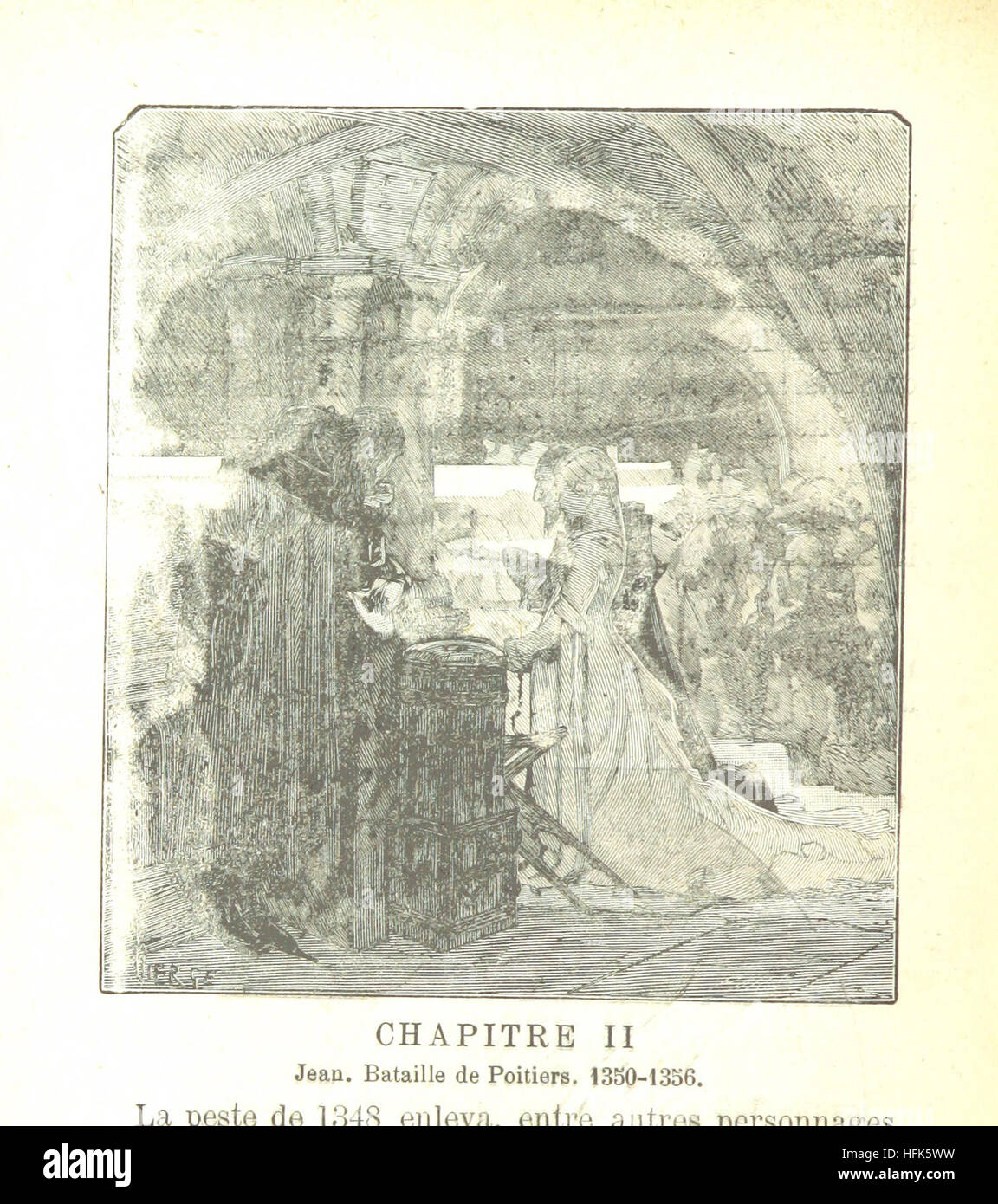 An illustration from 'Histoire de France,' second edition, featuring ...