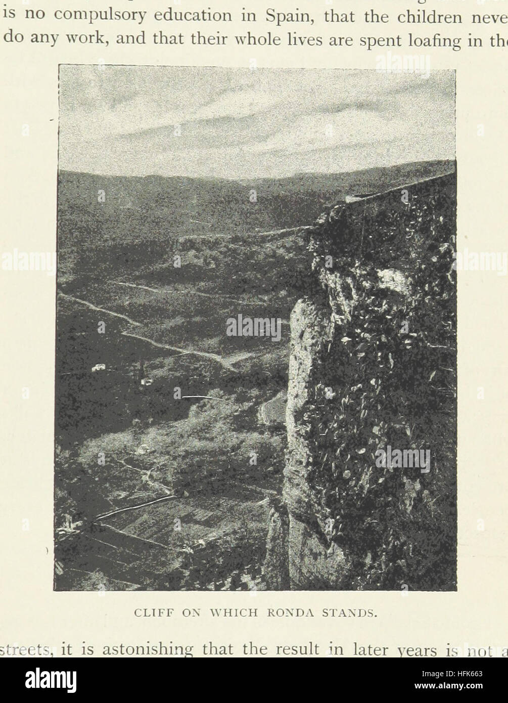 The image showcases various cities and sights of Spain, as depicted in ...