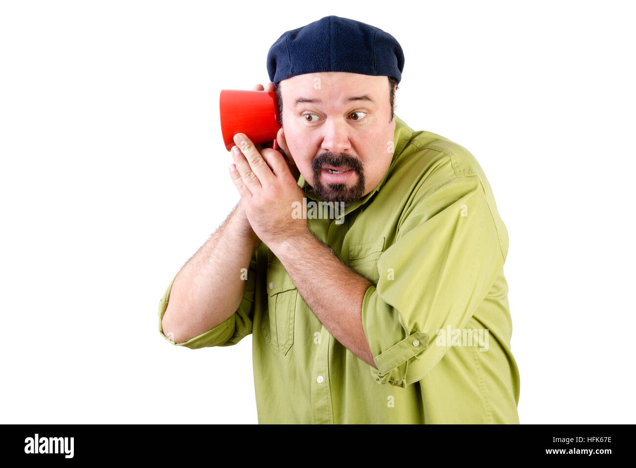 Man with big ear hi-res stock photography and images - Alamy