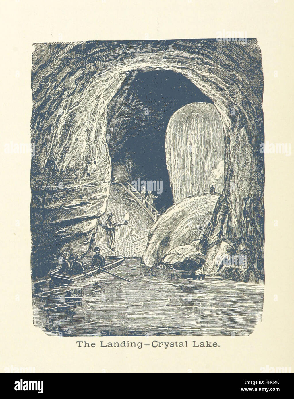 This work explores the famous American caverns, focusing on Mammoth ...