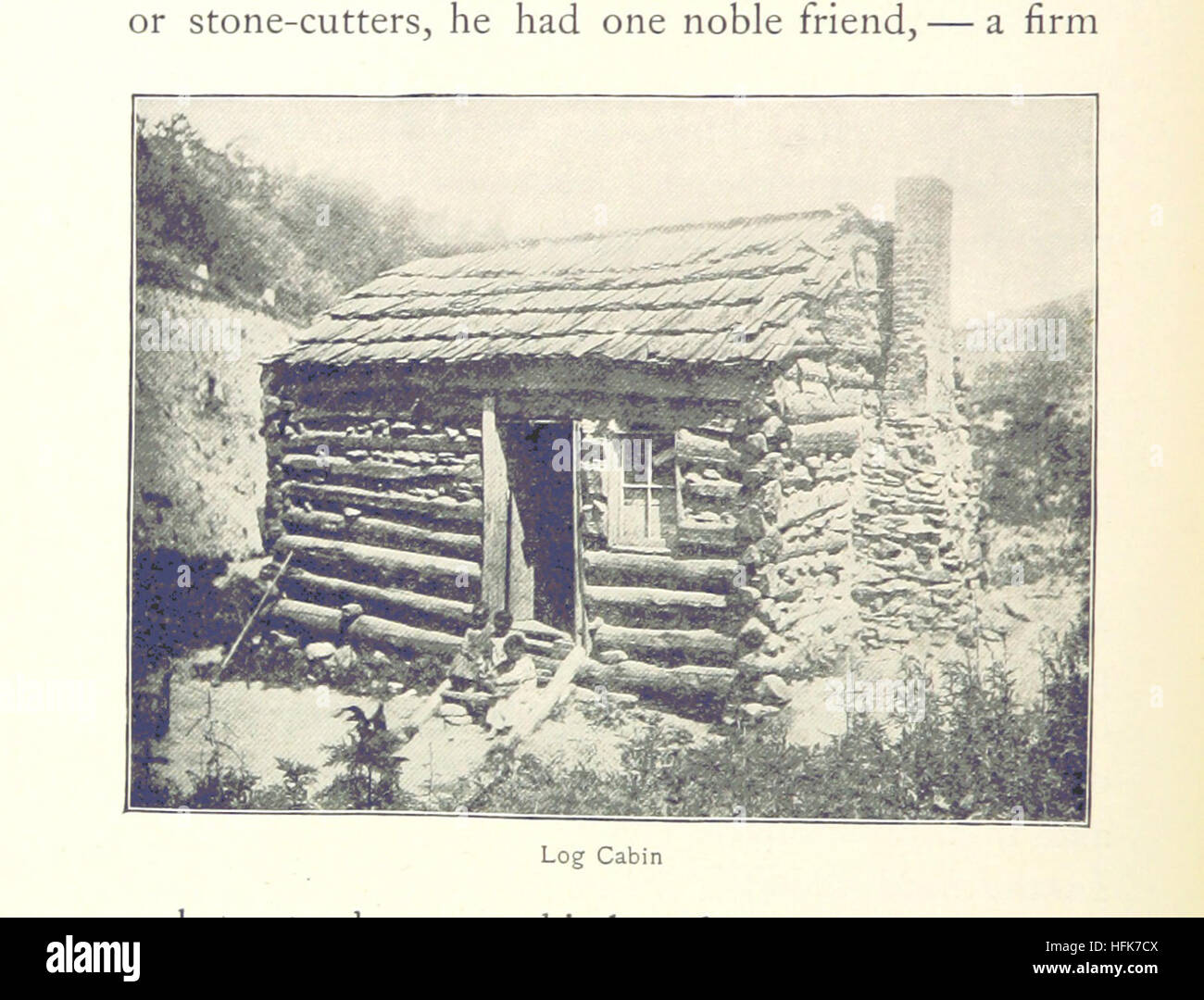 A portrayal of daily life in colonial times, with illustrations ...