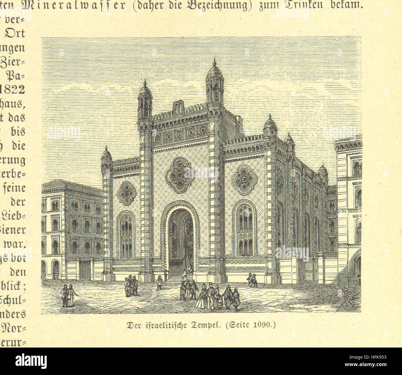 This image from 'Alt- und Neu-Wien' traces the history of Vienna ...