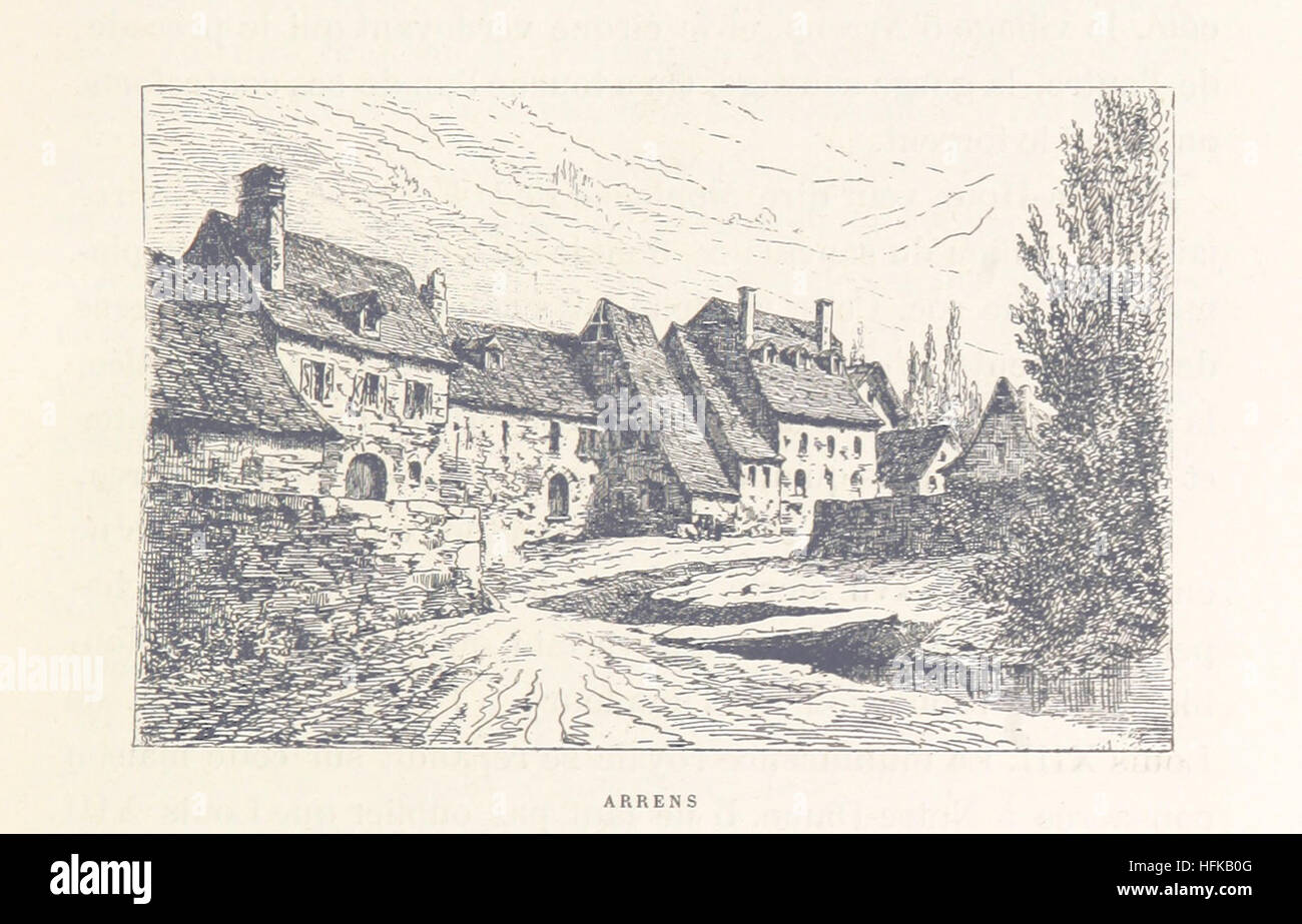 A French work illustrating the Pyrenees Mountains, showcasing the ...
