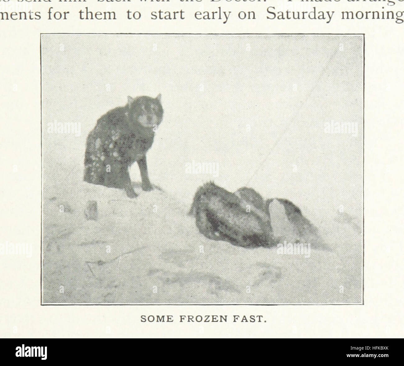 This image from 'Northward over the Great Ice' depicts life and work in ...