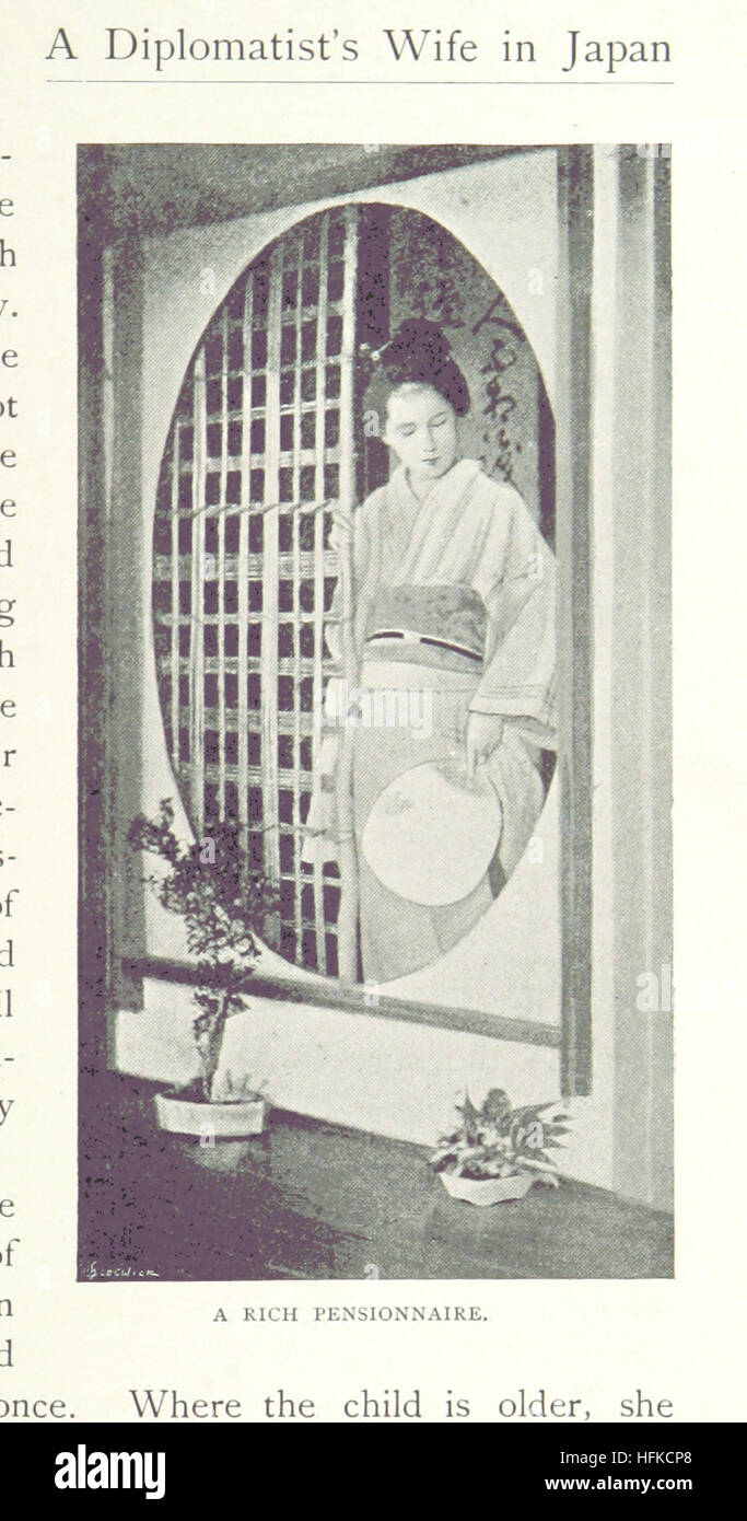 A personal account of a diplomat's wife living in Japan, with letters ...