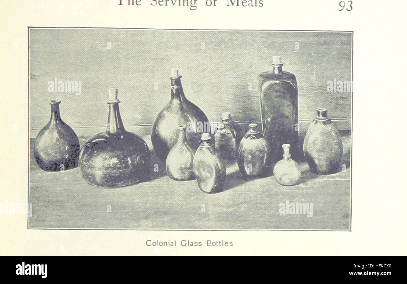 An image from 'Home Life in Colonial Days,' illustrating the domestic ...