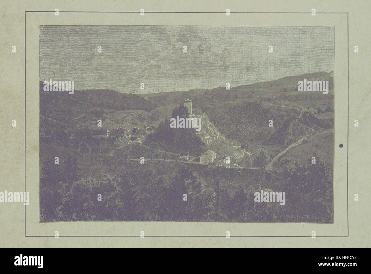 Page 121 from 'La Ville des Clees' features an illustration of a ...