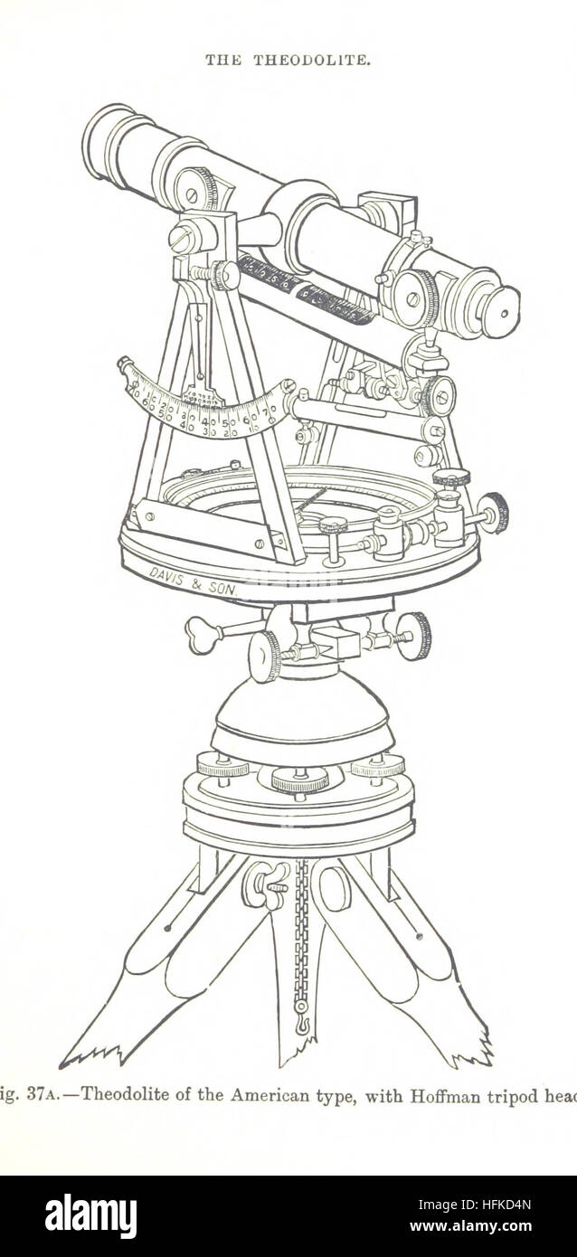 Image from 'A Treatise on Mine-surveying', showing diagrams and ...