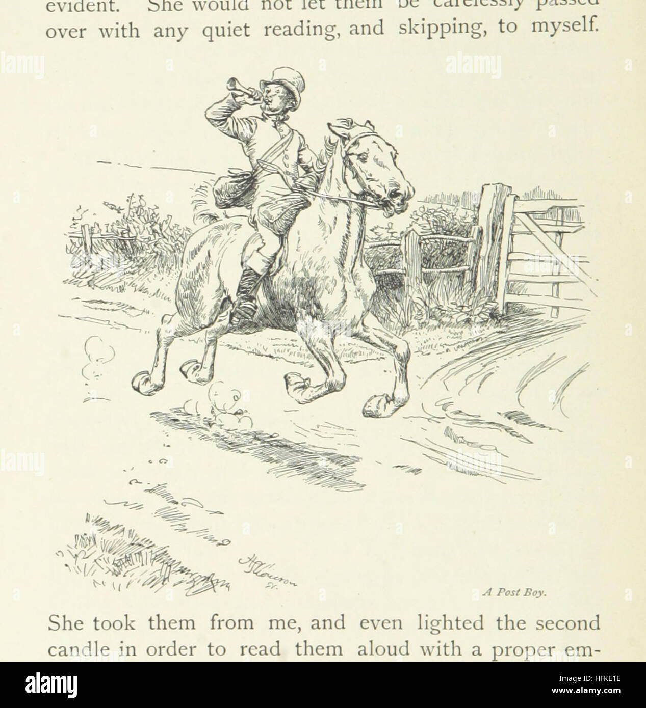 This image from 'Cranford' (1898) features an illustration by Hugh ...