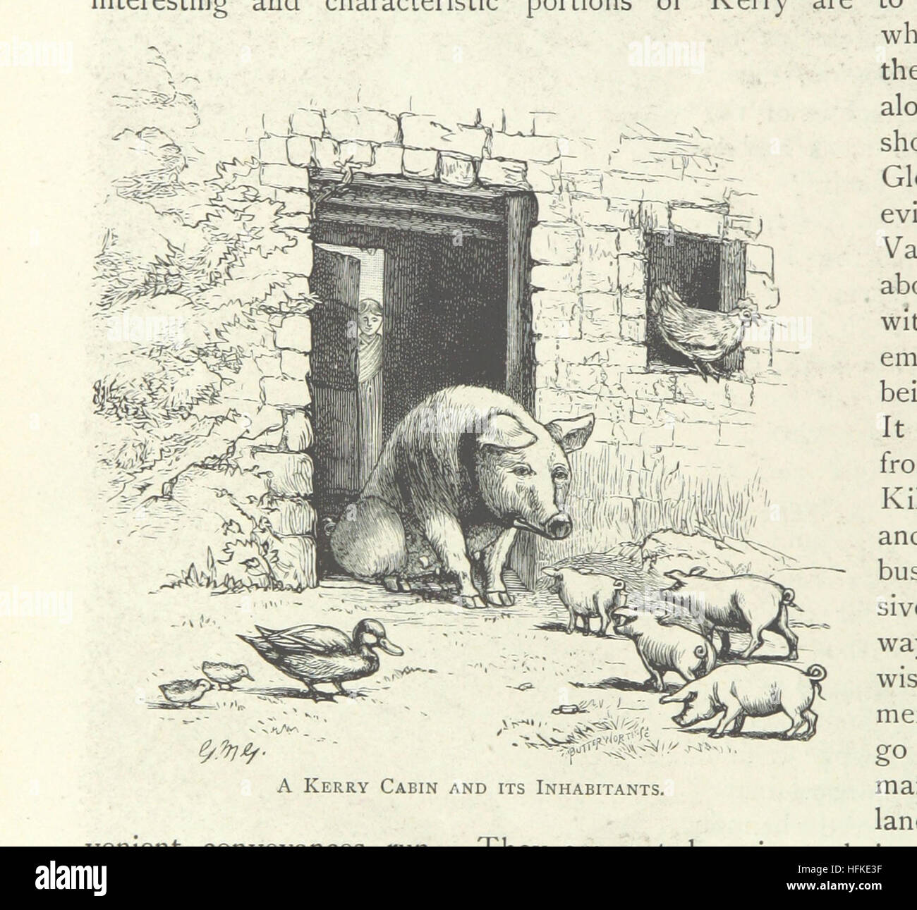 This image, from 'Irish Pictures drawn with pen and pencil,' depicts a ...