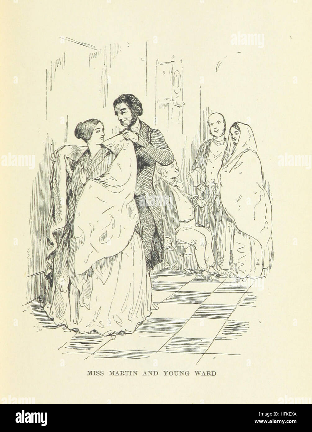 An illustration from 'The Oxford Thackeray', edited by George ...