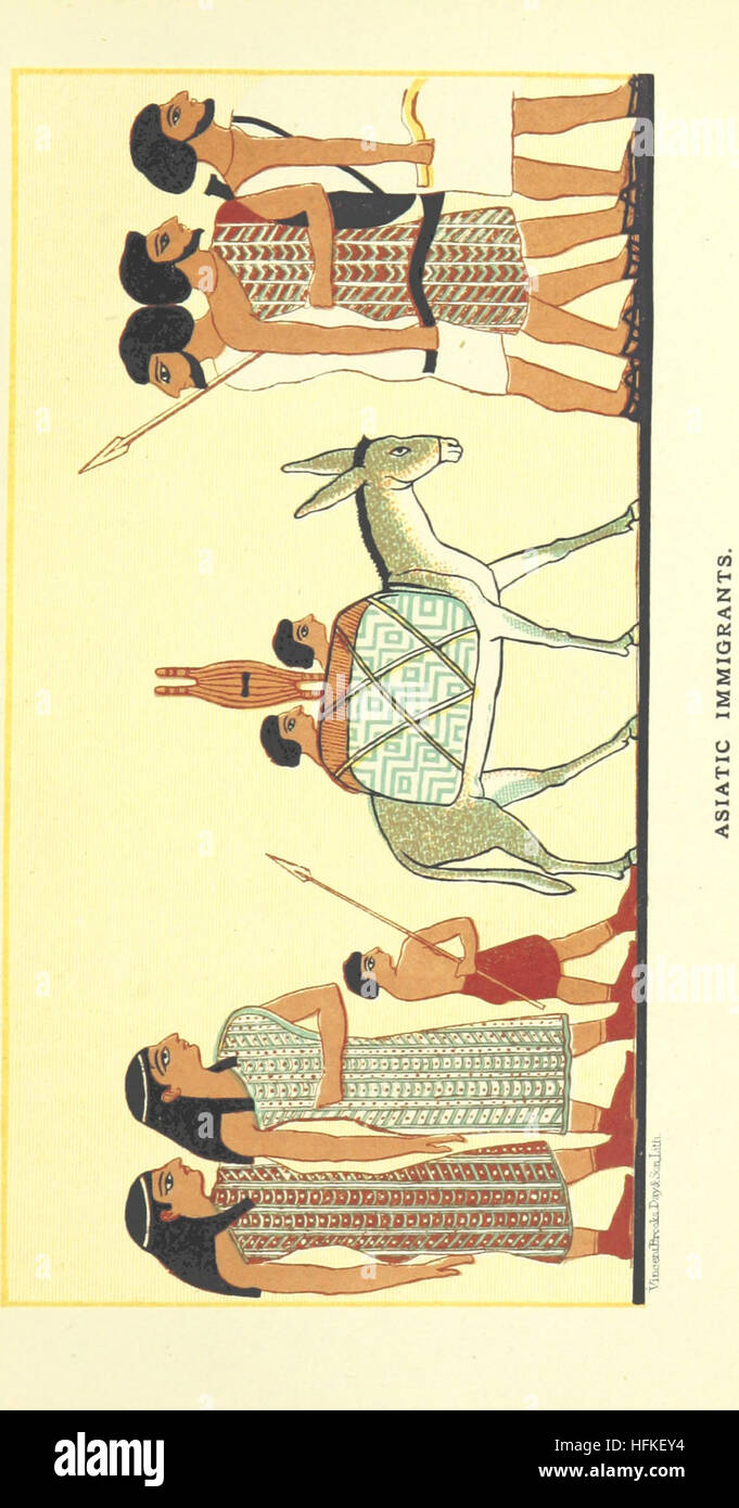 A historical account of the Pharaohs and their people, depicting scenes ...