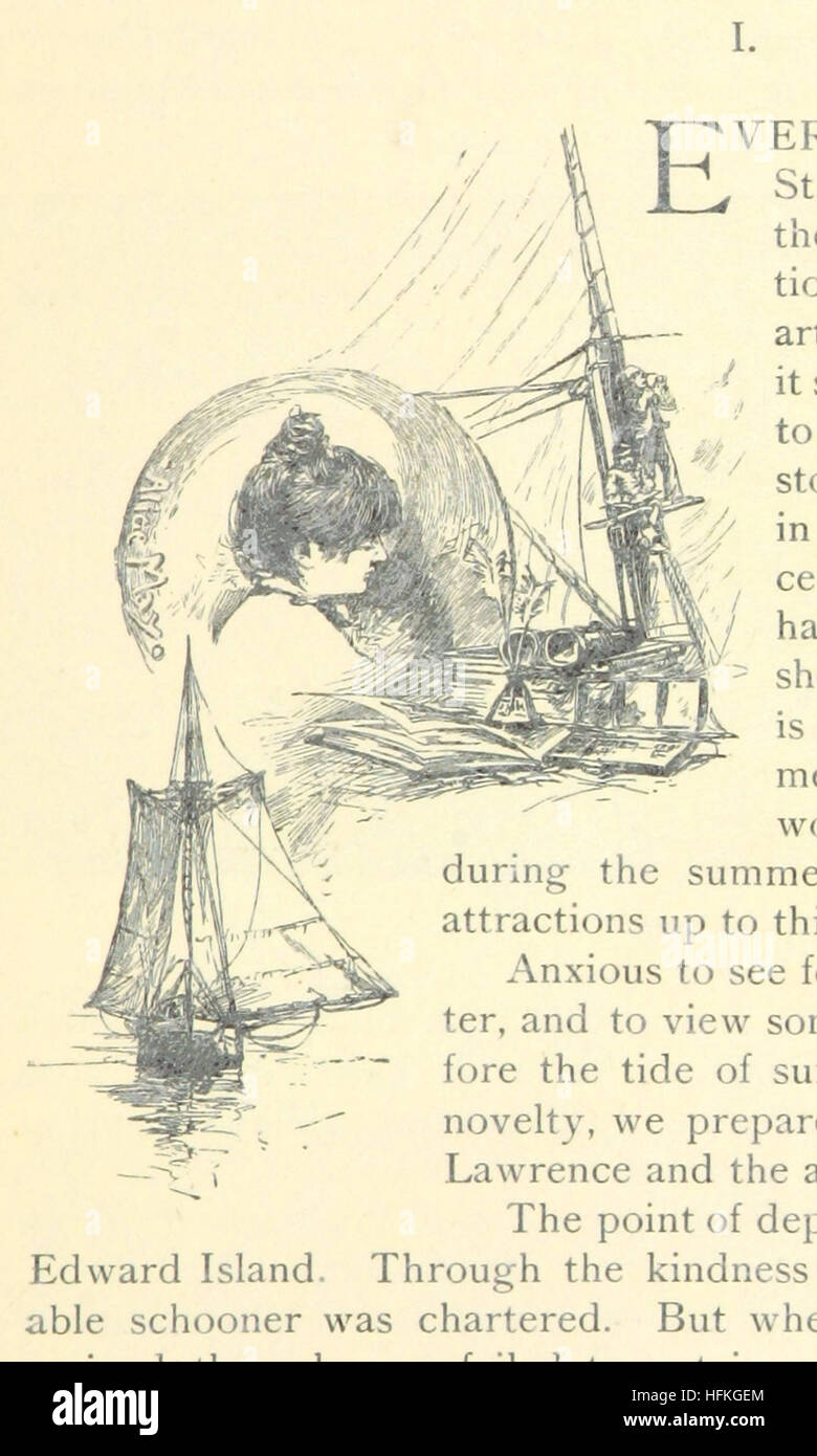 This image from 'The Cruise of the Alice May' shows the voyage through ...