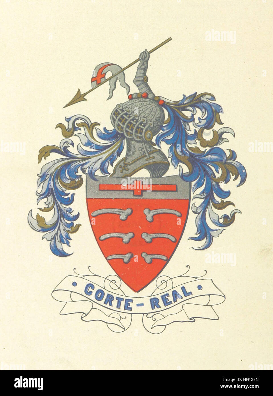 This image from 'Les Corte-Real et leurs voyages' presents historical ...