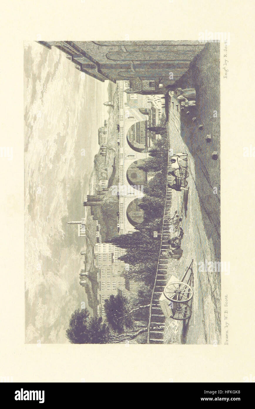 This illustration from 'Edinburgh Past and Present' depicts the city of ...