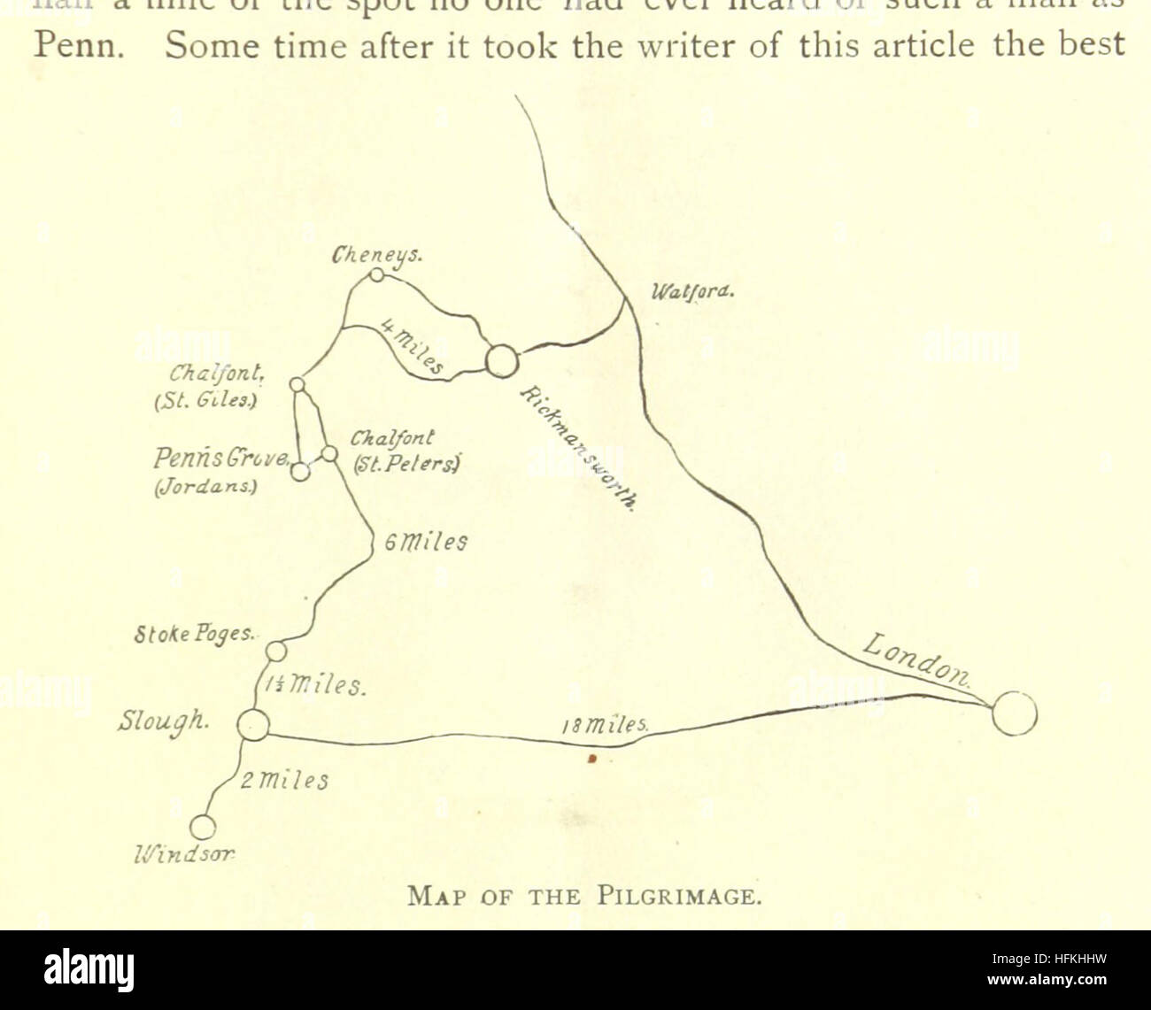 Pilgrimage maps hi-res stock photography and images - Alamy