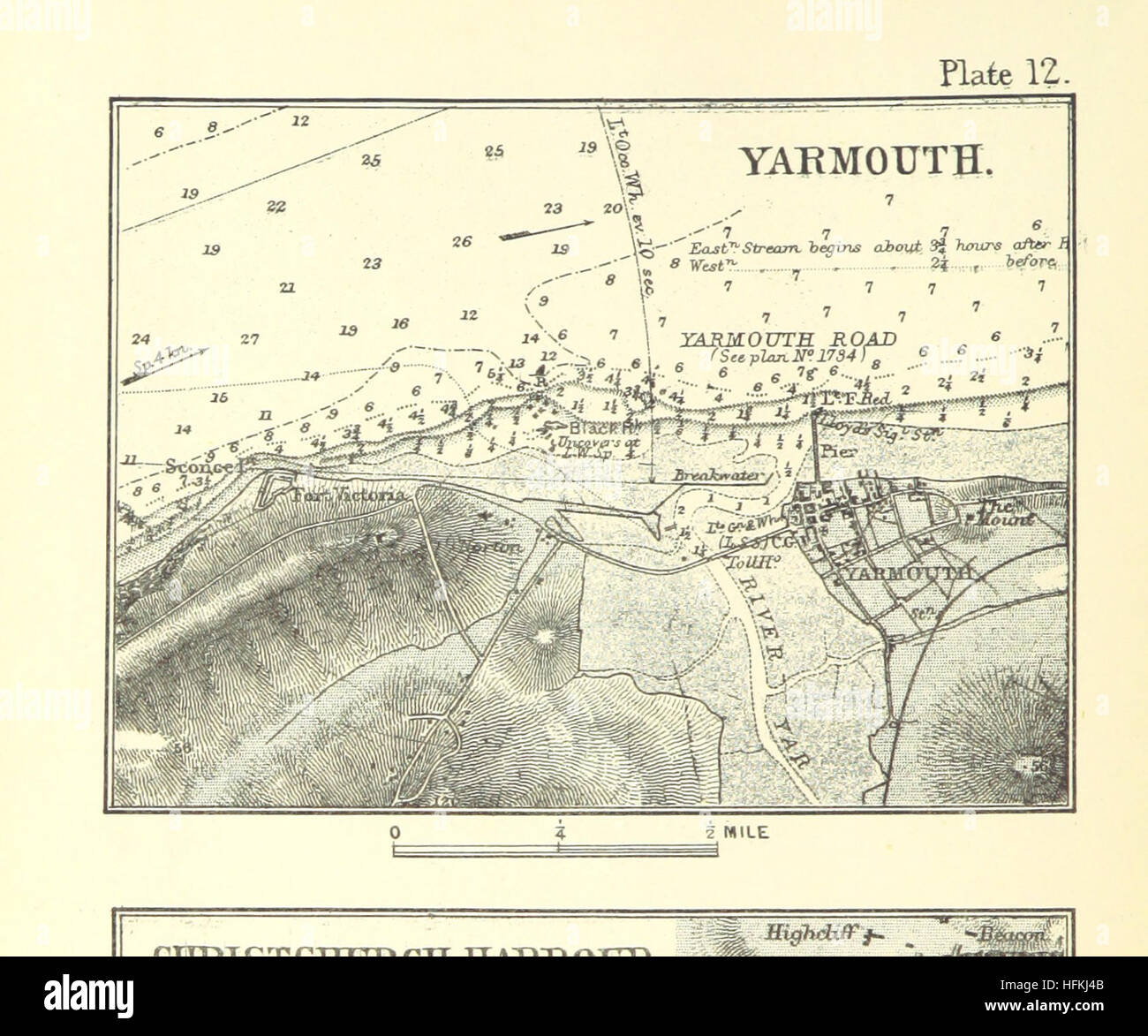 Solent map hi-res stock photography and images - Alamy
