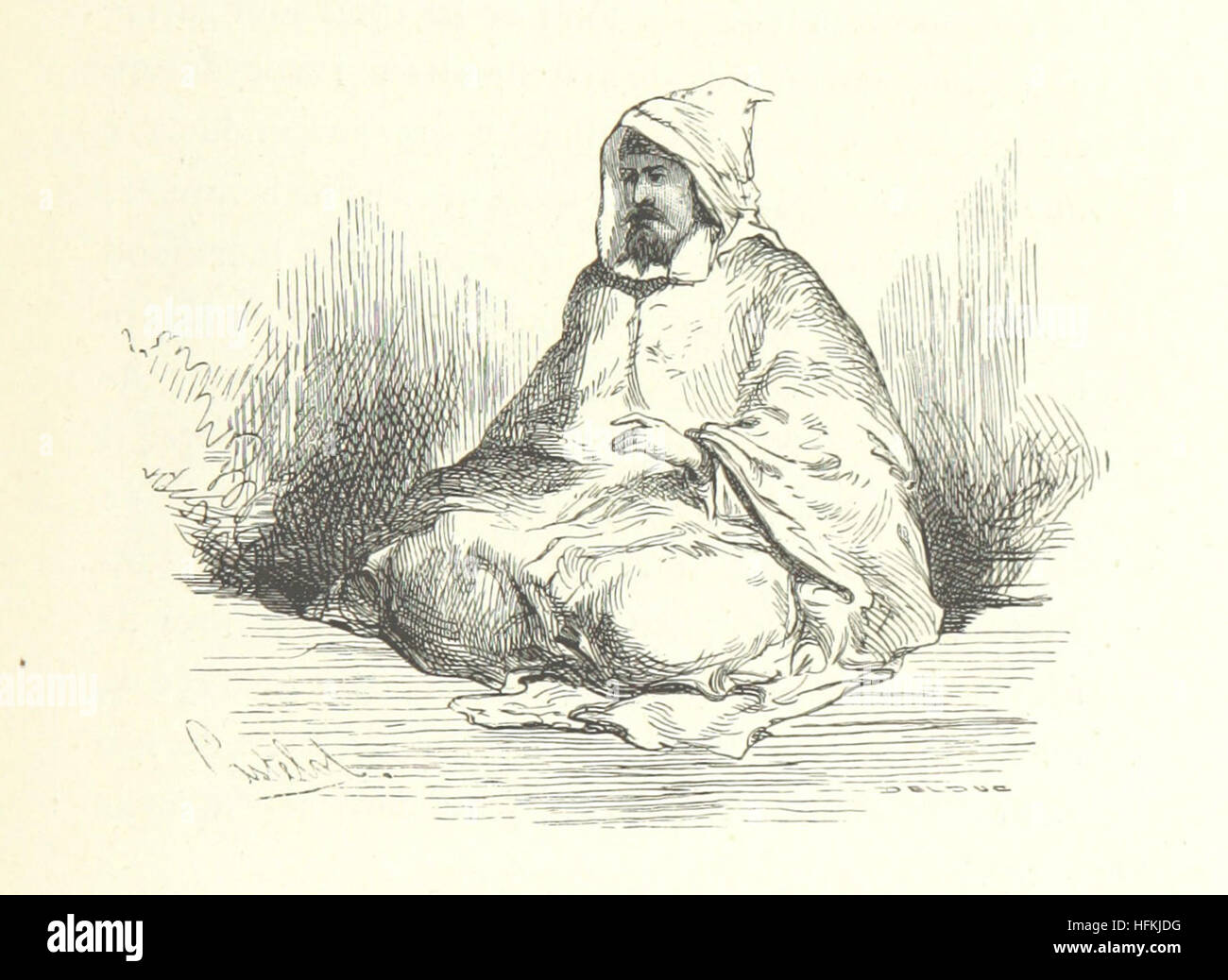 A depiction of the Kabyle and Kroumir people, featuring drawings by ...