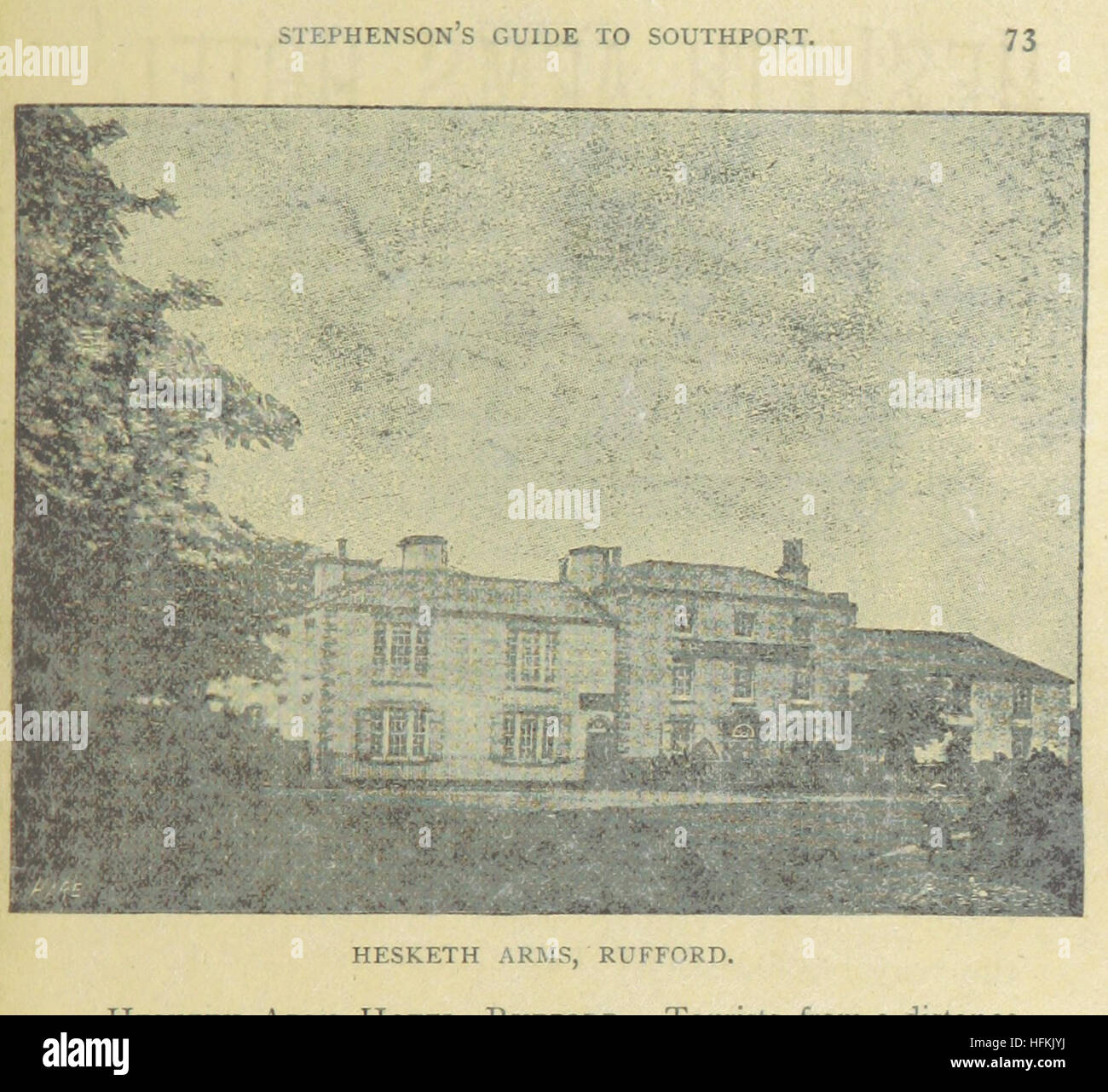 A travel guide to Southport, England, featuring a map and detailed ...