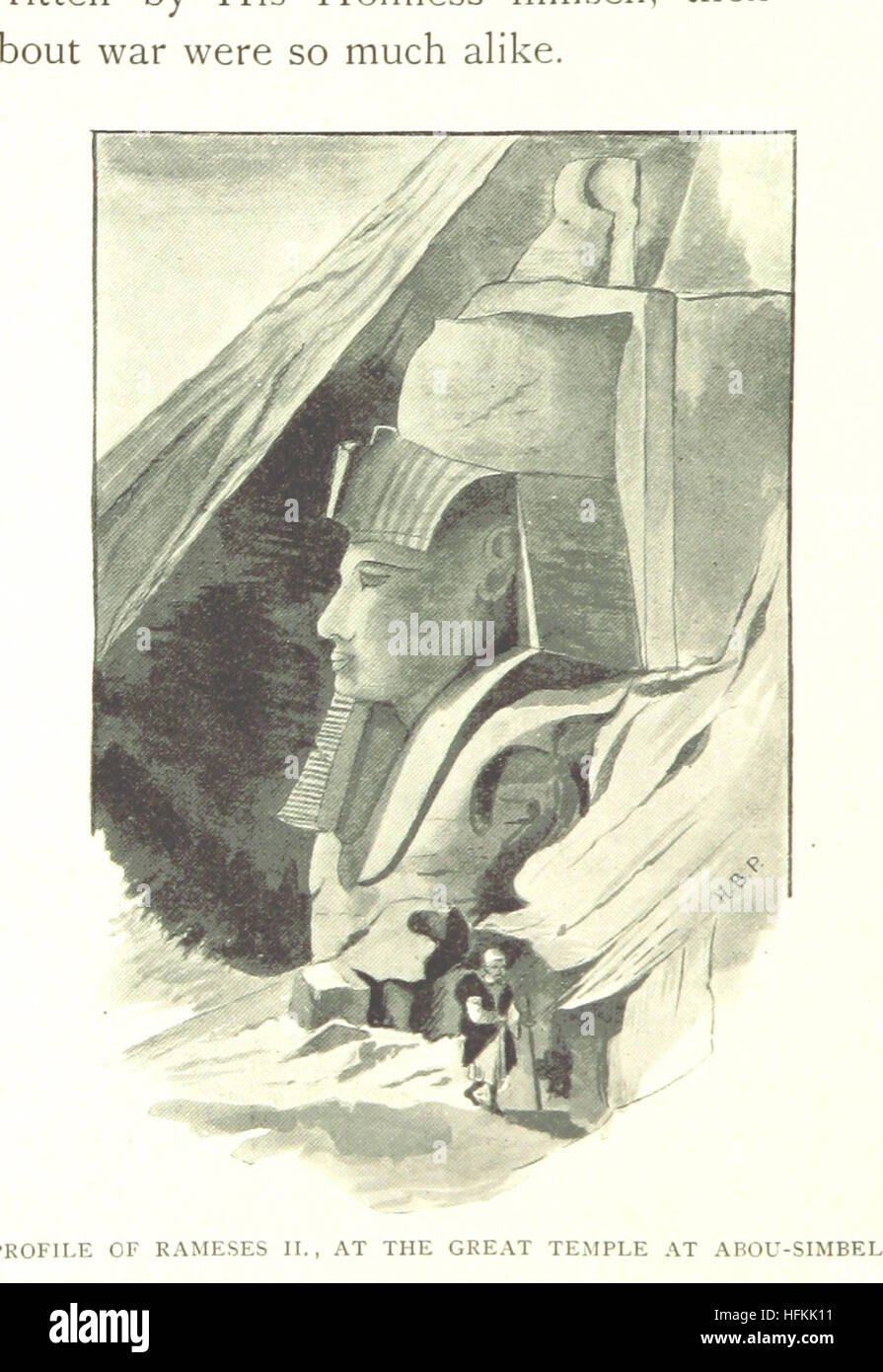 A scene from 'The Mummy's Dream,' an illustrated story of the Exodus ...