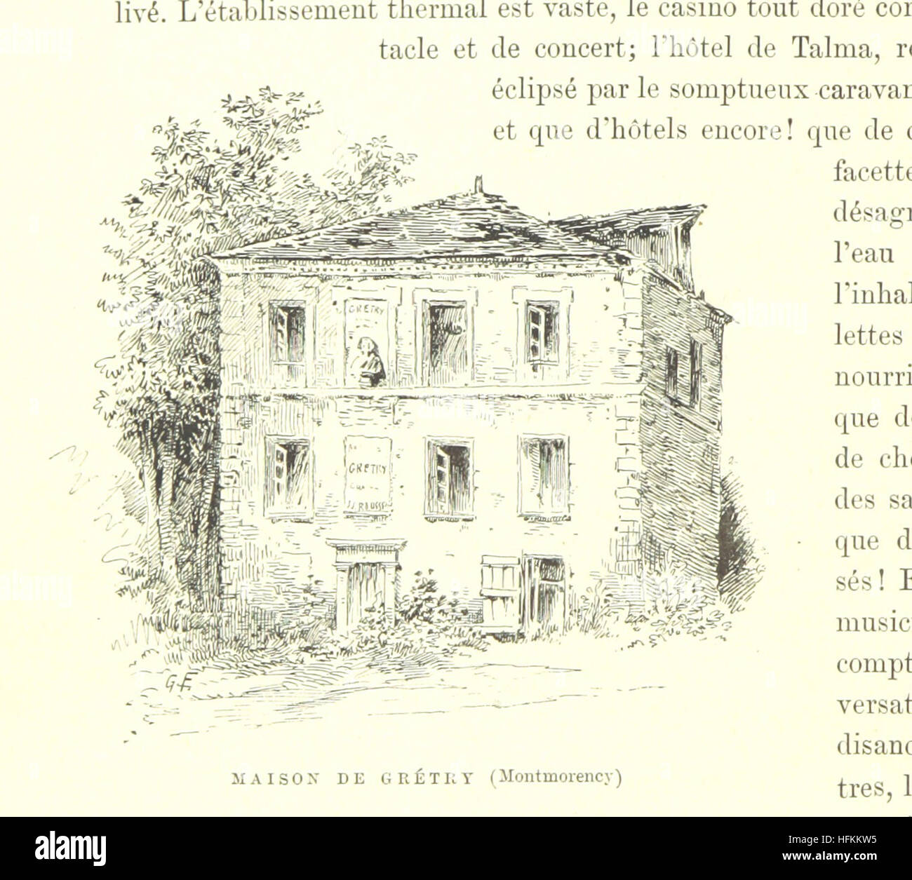 From 'Les Environs de Paris,' this image displays nature drawings and a ...