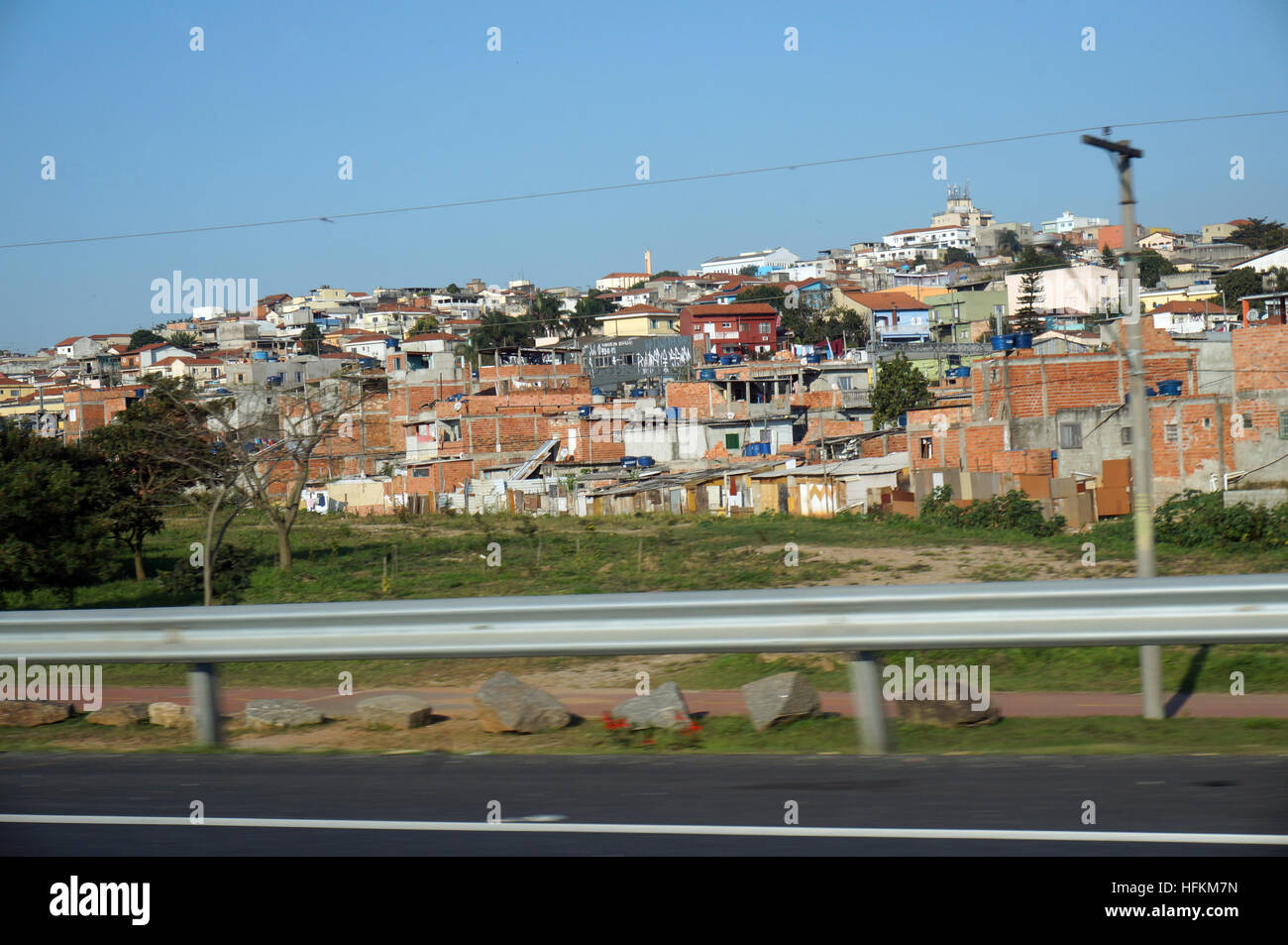 City Slums in Sao Paulo, Brazil Stock Photo - Alamy