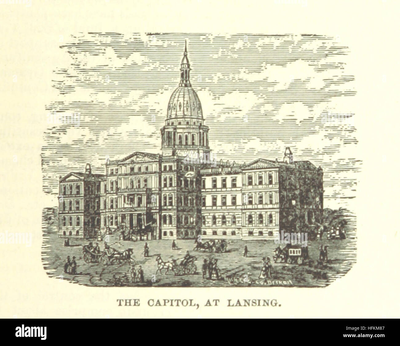 An image from 'History of Jackson County, Michigan', detailing the ...